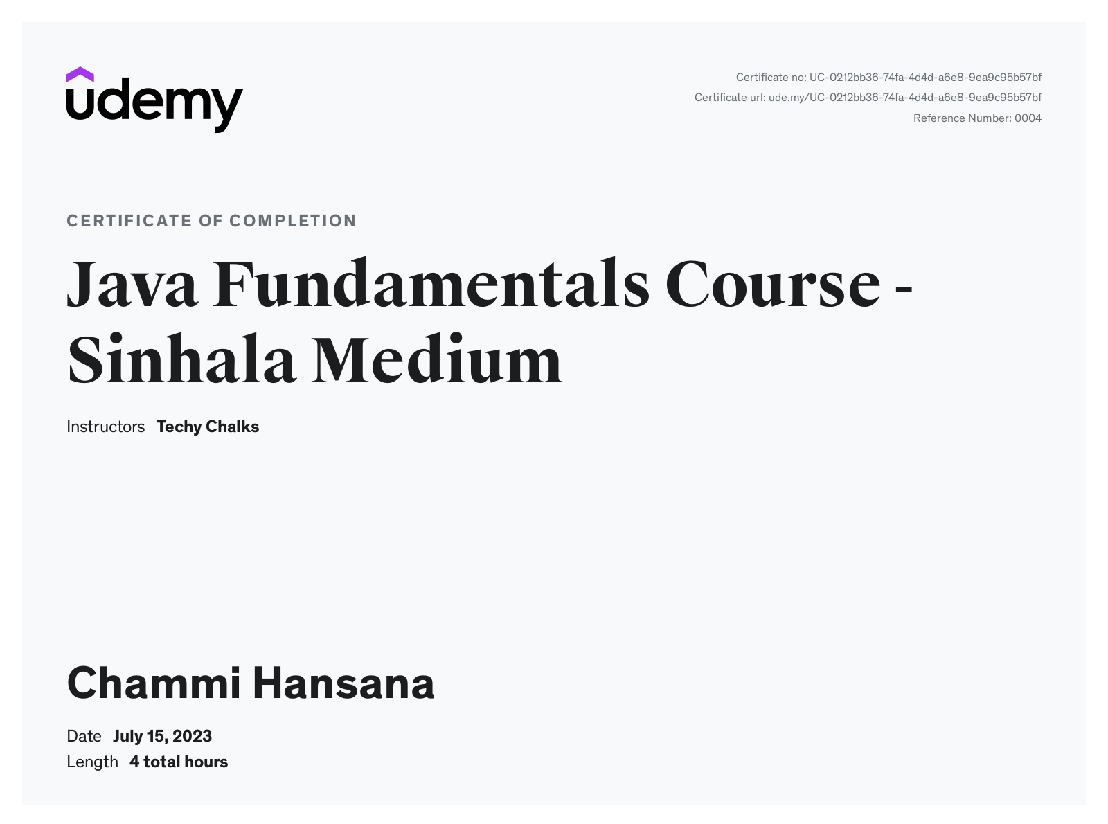 Chammi Hansana - Associate Software Engineer | Skill Development, MERN Stack | LinkedIn