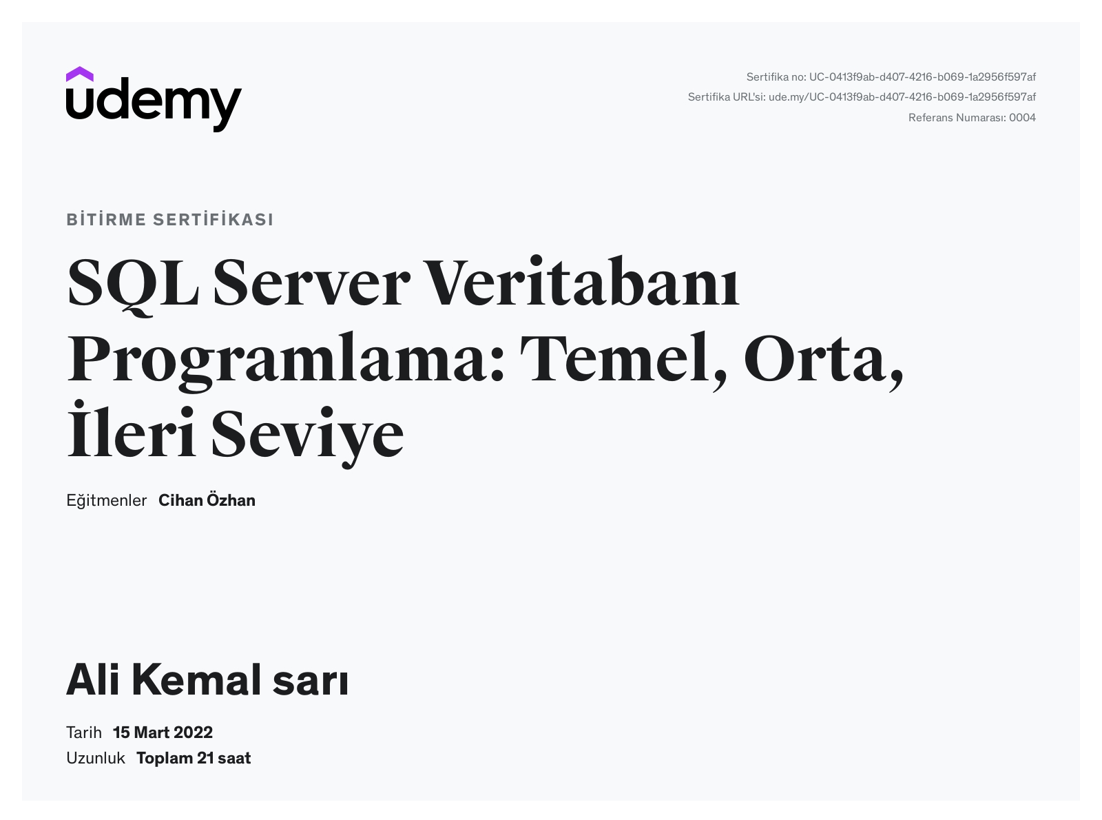 Ali Kemal Sarı - Software Engineer | LinkedIn