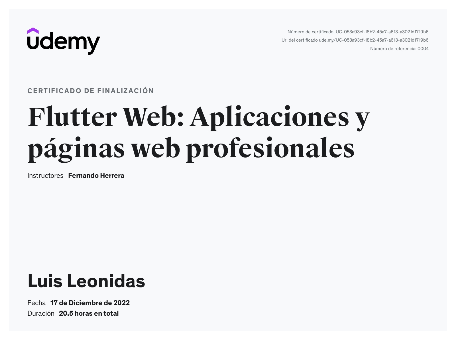 LUIS LEONIDAS FERNANDEZ - Flutter Developer | Software Developer | Dart | Node.js | JS | Express ...