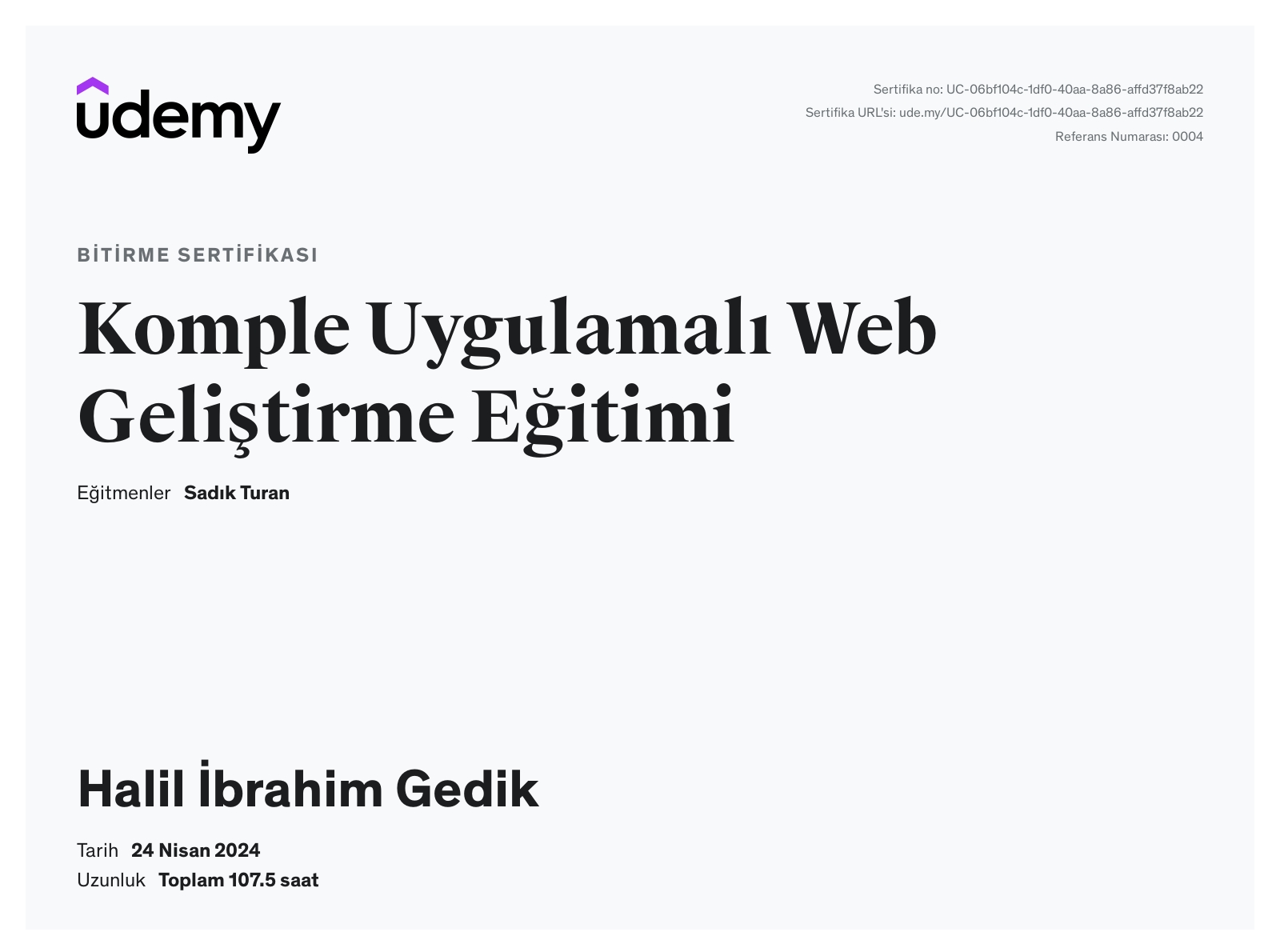 Halil İbrahim Gedik - Software Developer | Backend Developer | C# | C++ | LinkedIn