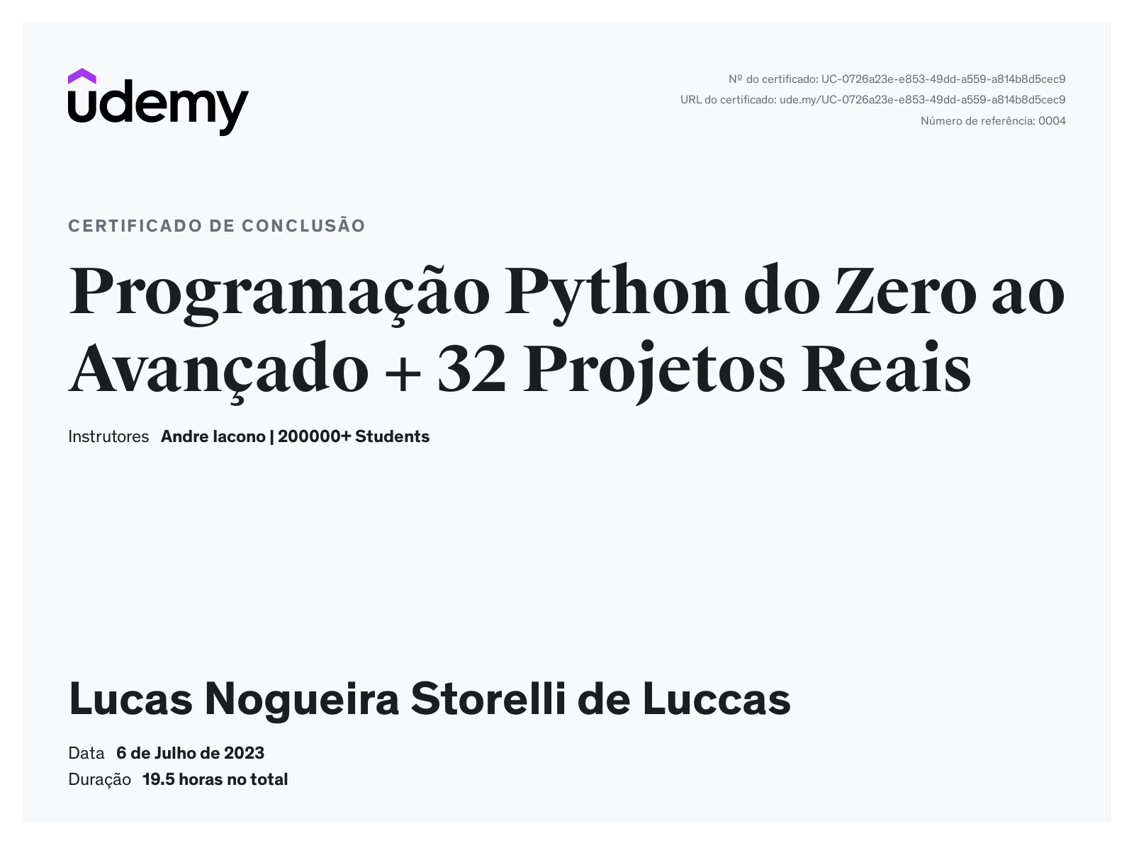 Lucas de Luccas - Artificial Intelligence and Performance || Computer Engineering, Institute of ...