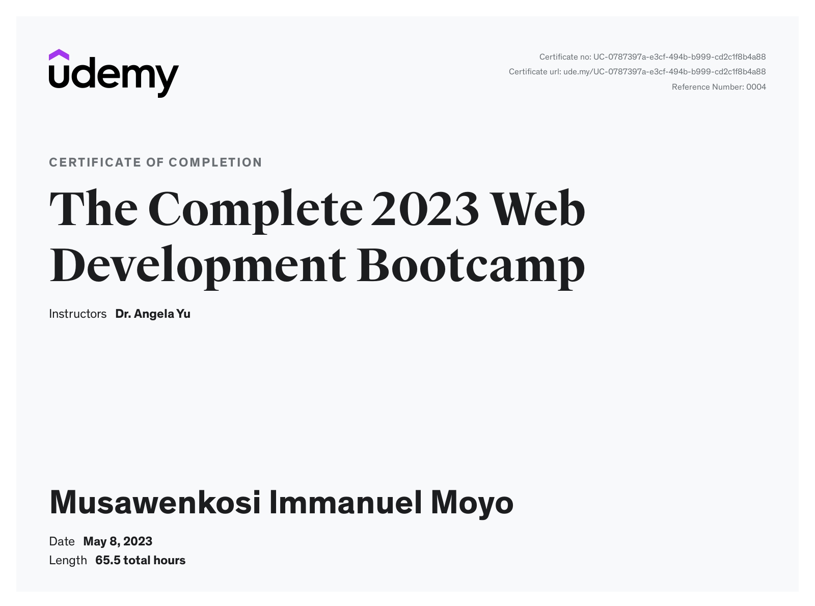 Musa Moyo - Systems Engineering Graduate • Java Backend Developer ...