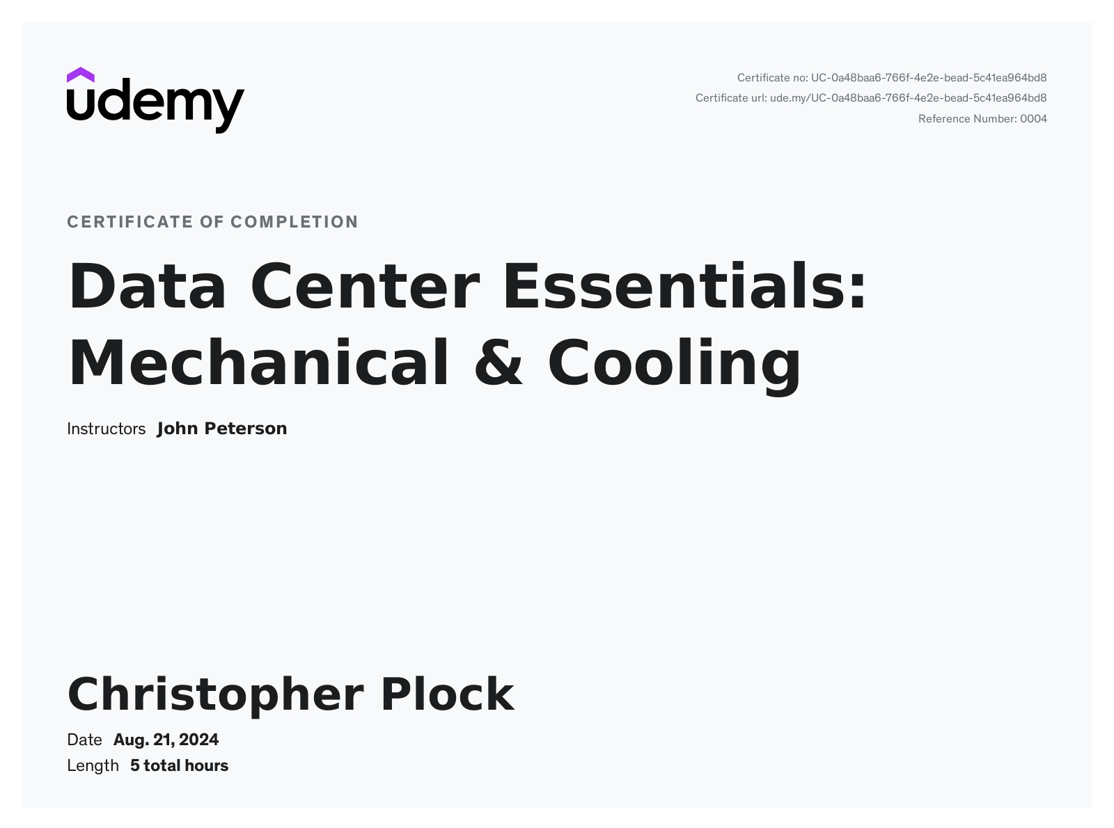 Christopher Plock - Data center Mechanical / Electrical Engineering ...