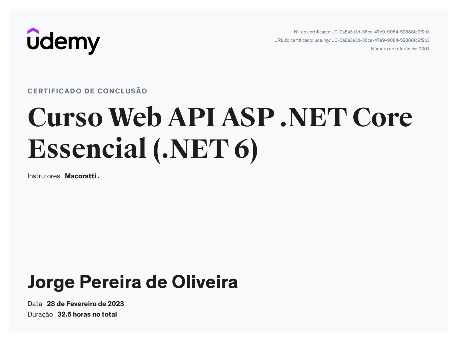 Jorge Pereira - Full Stack Developer | C# | .NET | Vue | Nuxt | SQL Server | LinkedIn