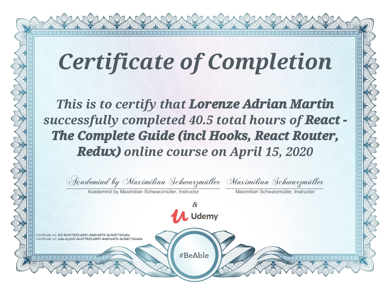 Lorenze M. - Full Stack | React Native | NextJS | .NET | Contentful ...