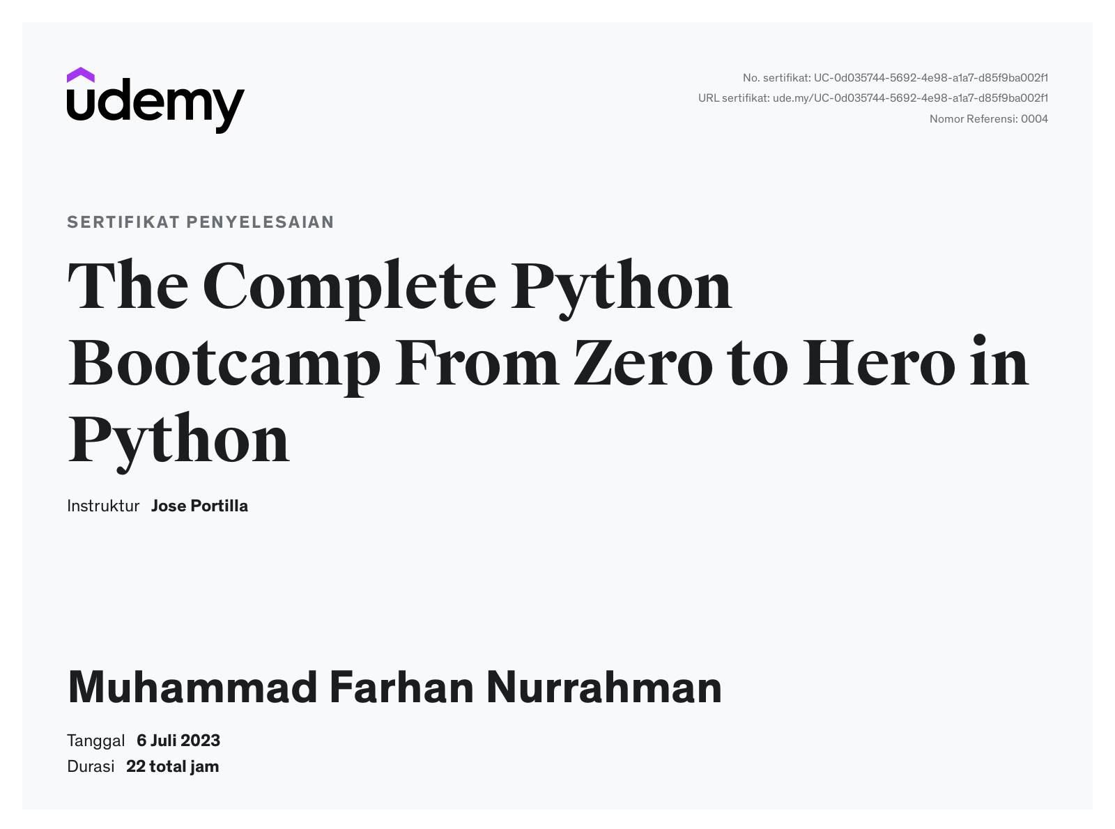 Muhammad Farhan Nur Rohman - Machine Learning Research and Deveopment Core Team in Google ...