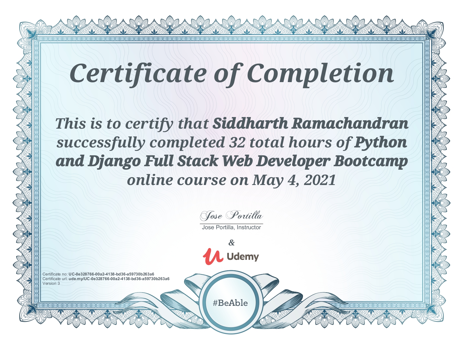 Siddharth Ramachandran - Associate Software Developer @ Oracle | 5G | LinkedIn