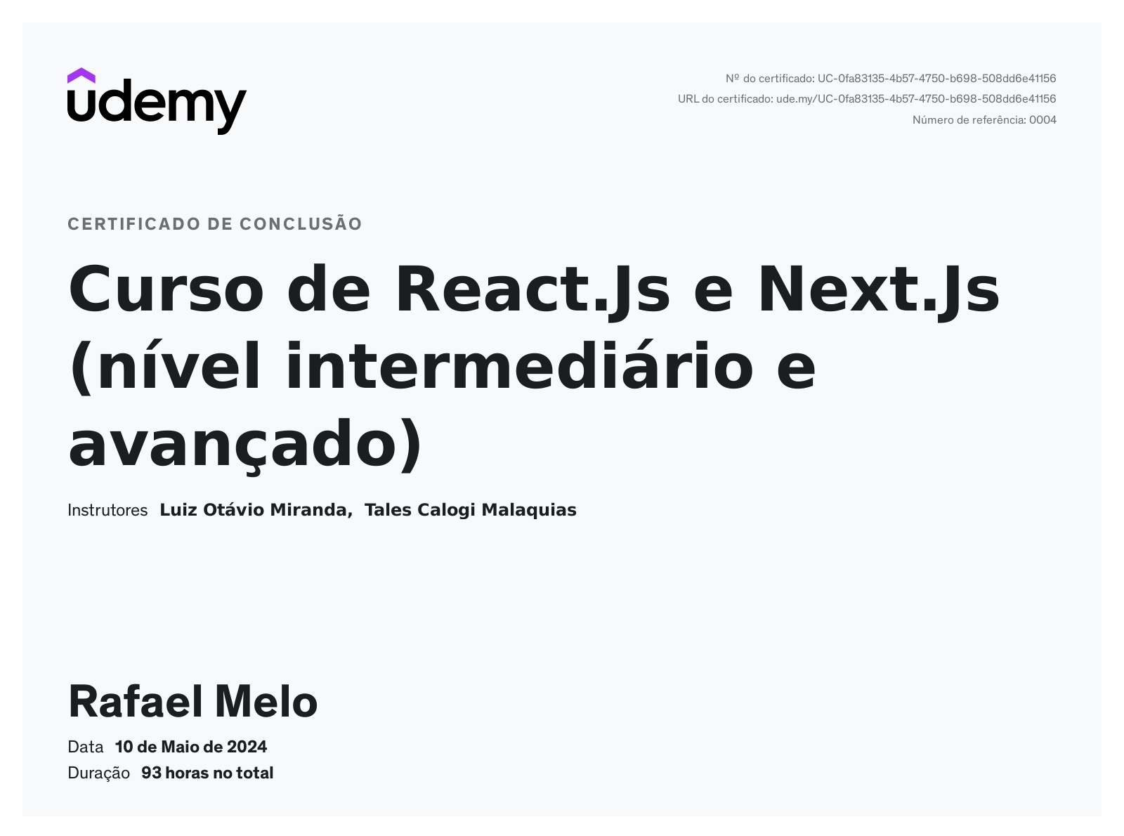 Rafael Melo - Front-End Developer junior | React | NextJs | Angular | LinkedIn