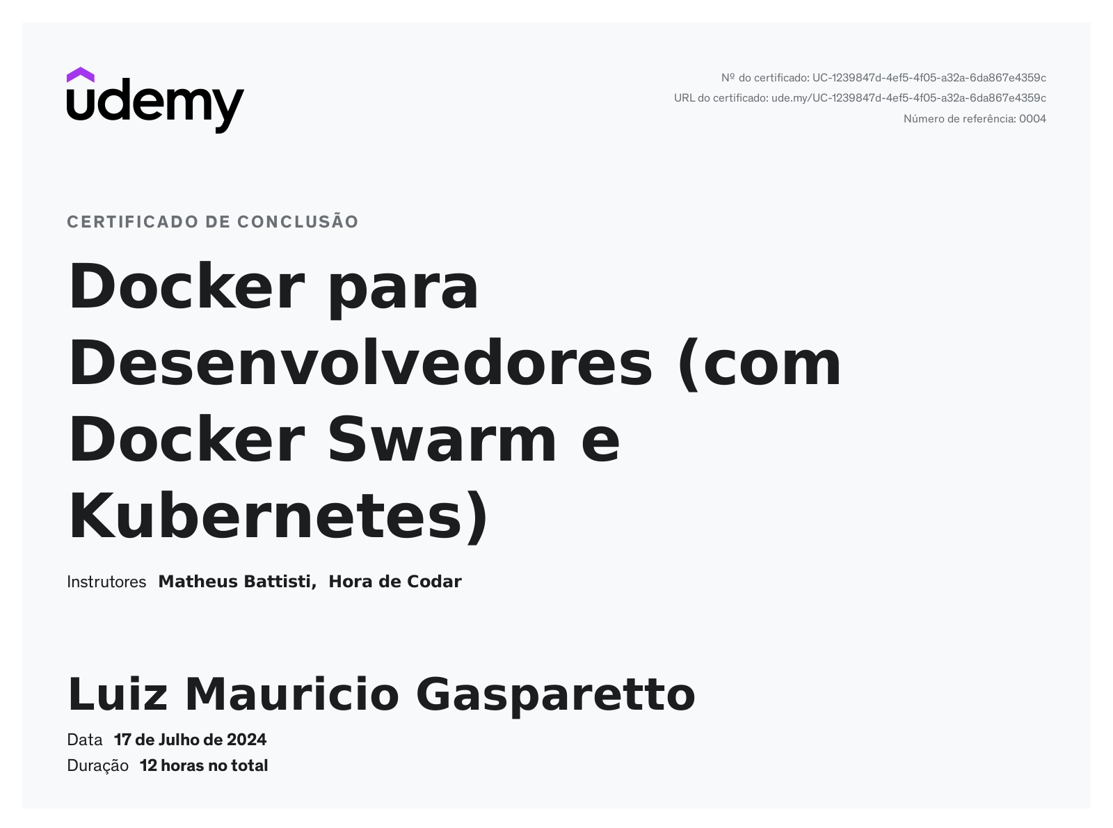 Luiz Gasparetto - Java Developer | LinkedIn
