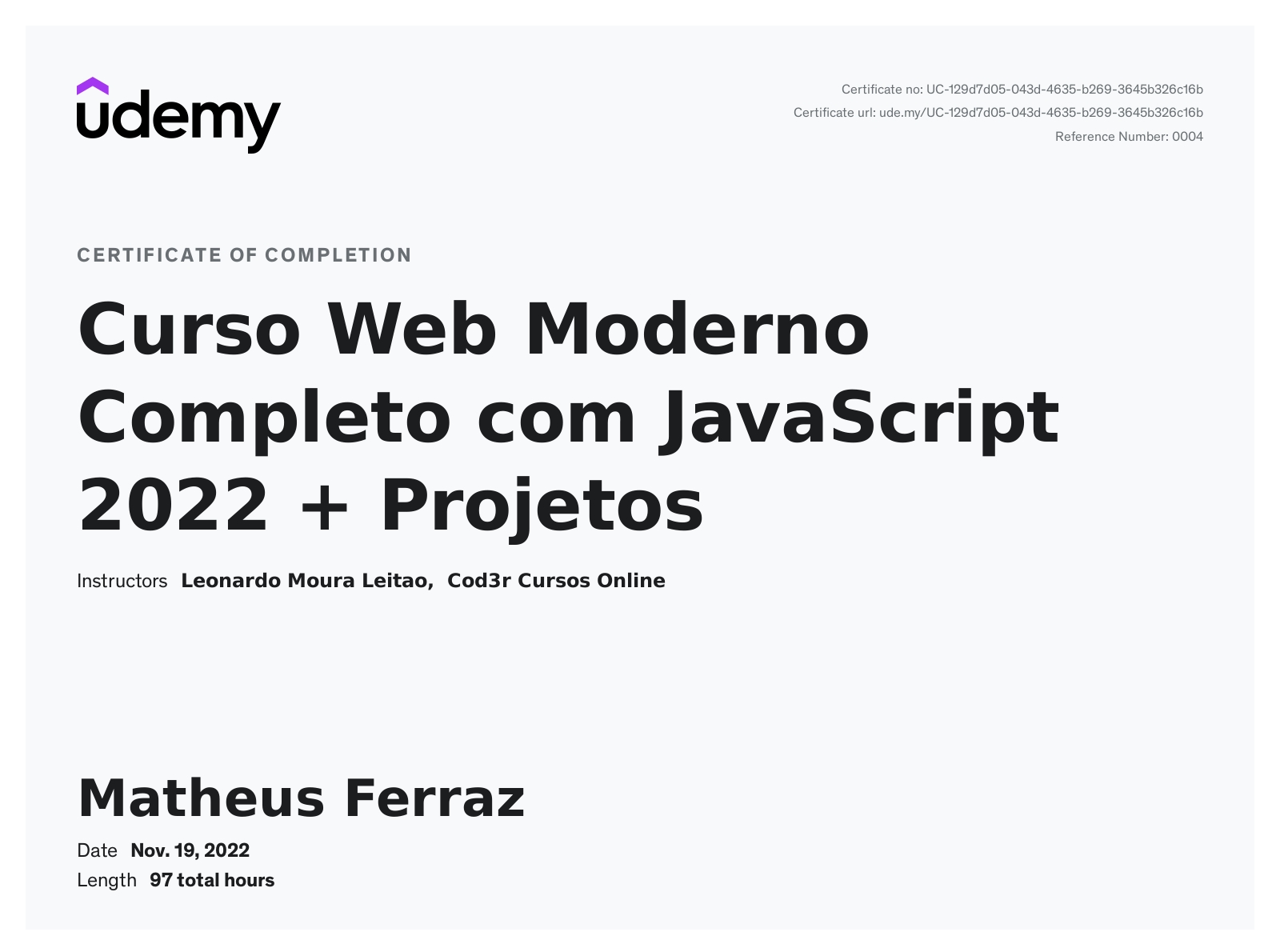 Matheus Ferraz - Software Engineer | React.js | React Native | Next.js | Typescript | Node.js ...