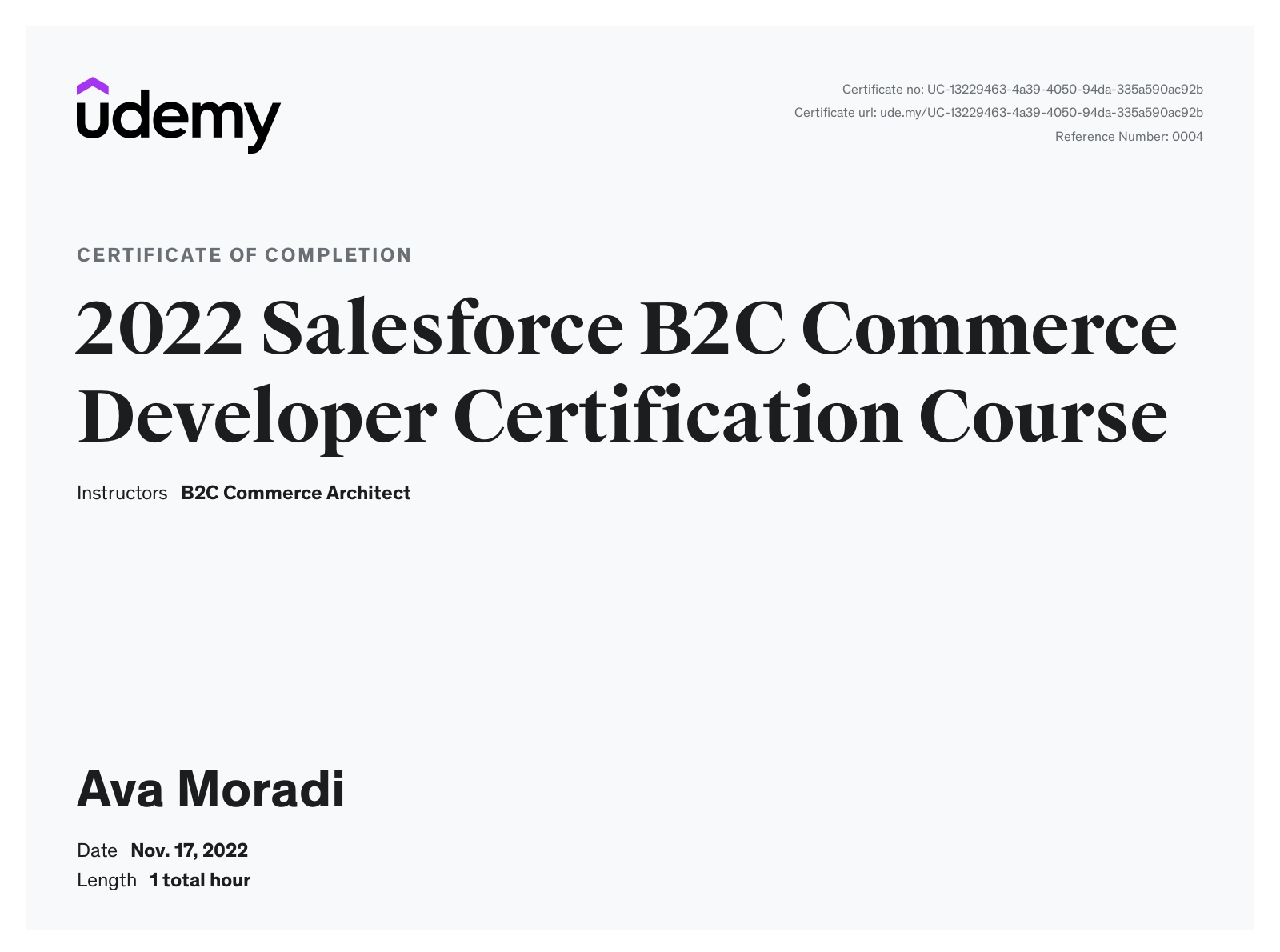 Ava Moradi - Salesforce B2C Commerce Cloud Developer | LinkedIn