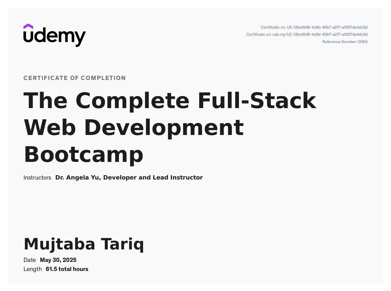 Mujtaba Tariq - MERN Stack Developer | App Developer | AI Solutions Developer | LinkedIn