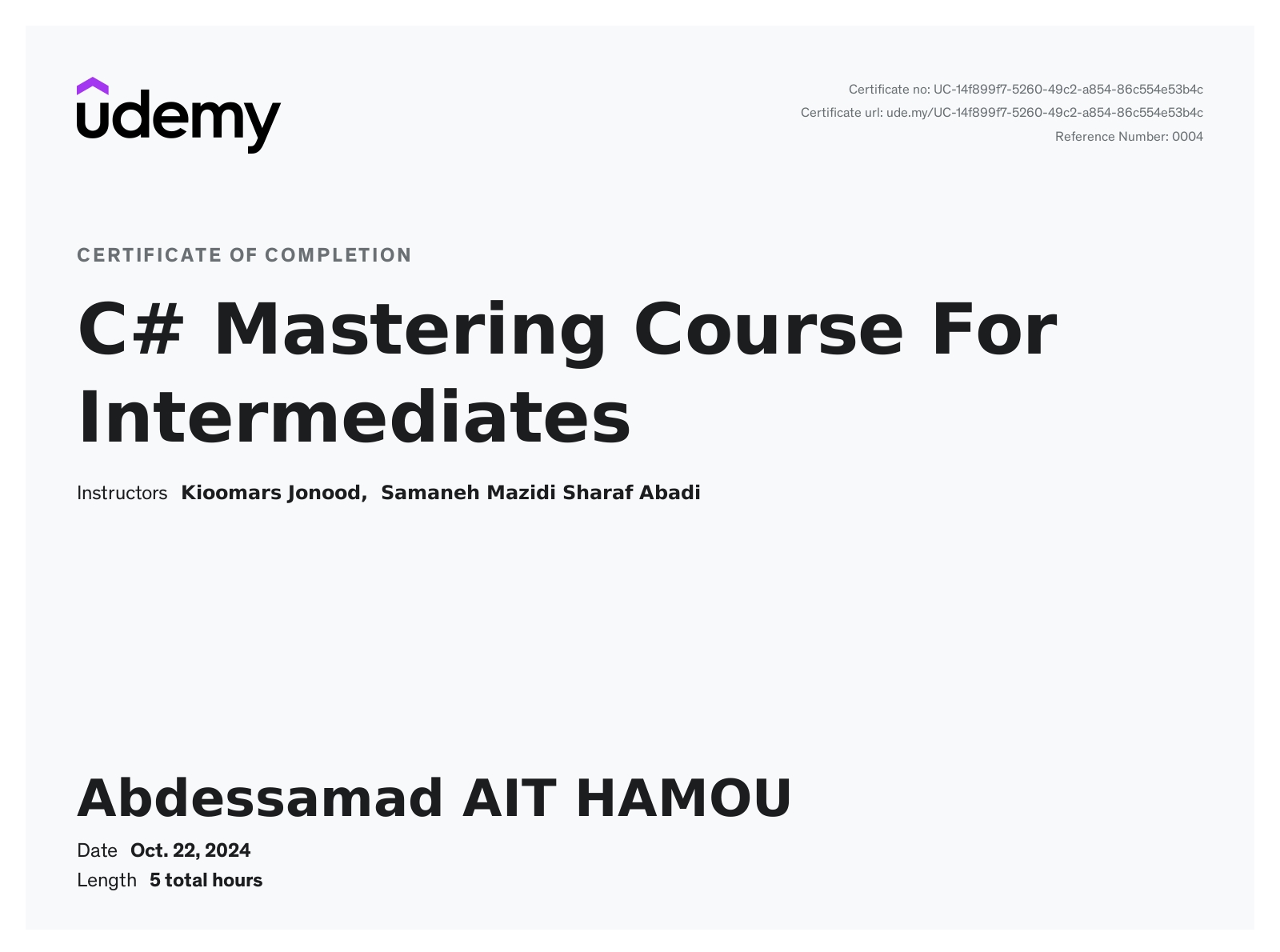 ‏Abdessamad AIT HAMOU‏ - ‏.NET Software Engineer at @SQLI‏ | LinkedIn