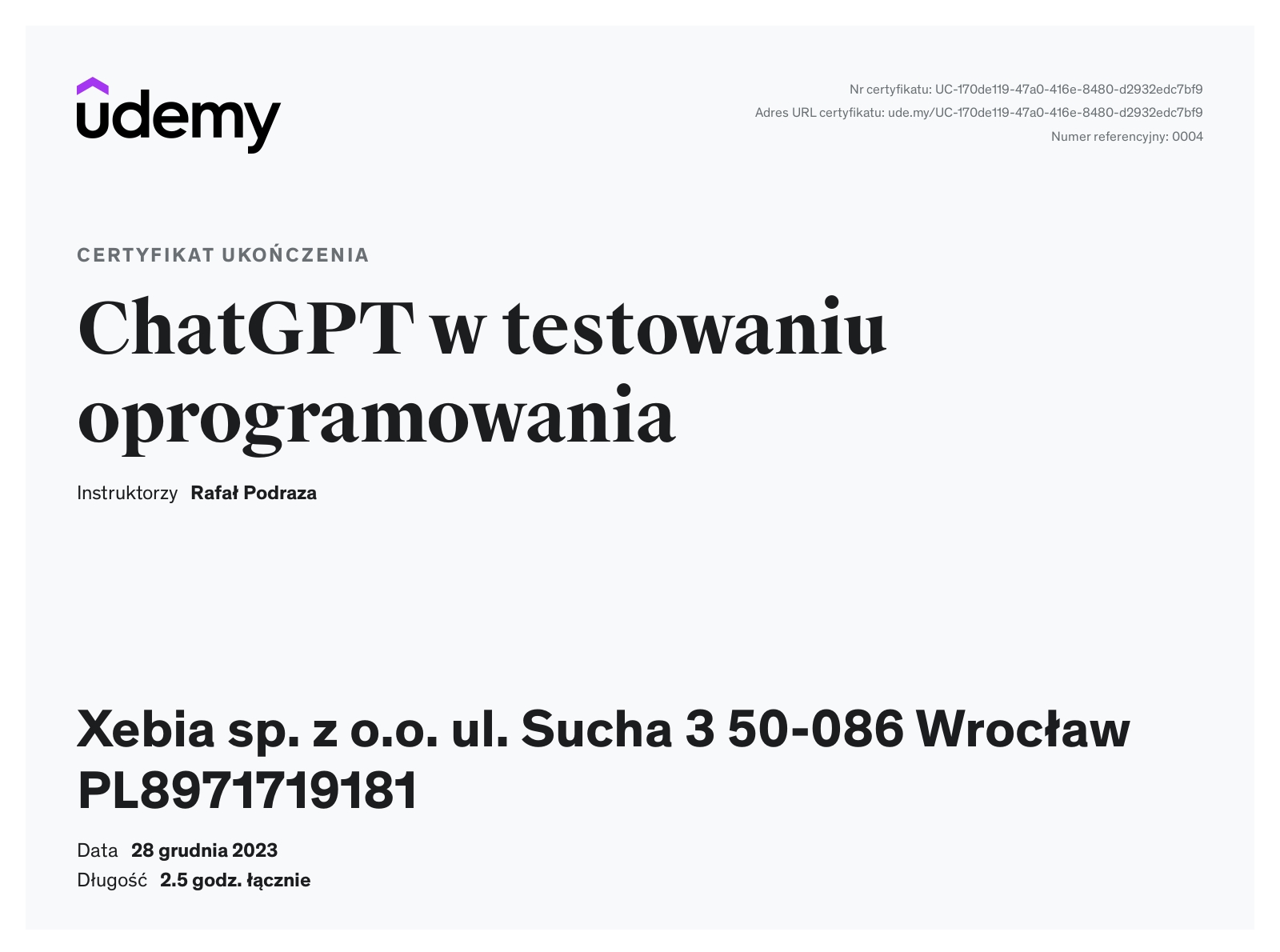 Kacper Dąbek – Xebia Poland | LinkedIn