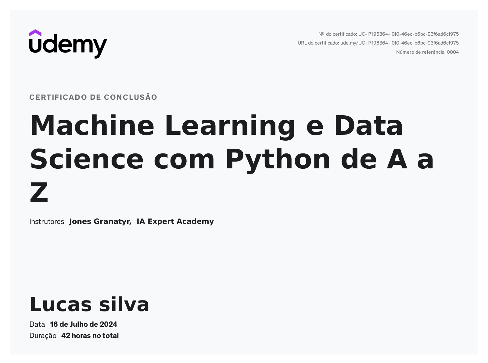 Lucas Silva - Cientista de Dados | Engenheiro de IA | NLP | Visão ...