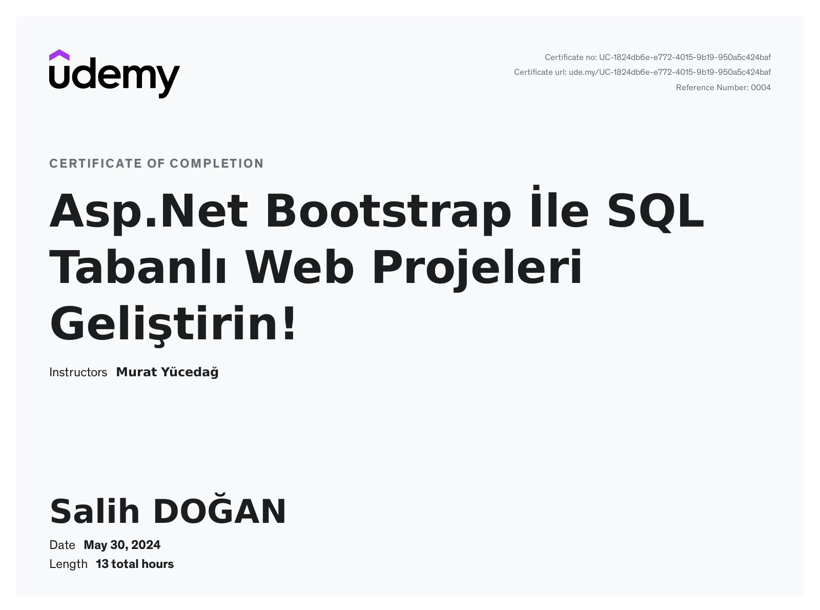 Salih D. - .Net Developer | LinkedIn