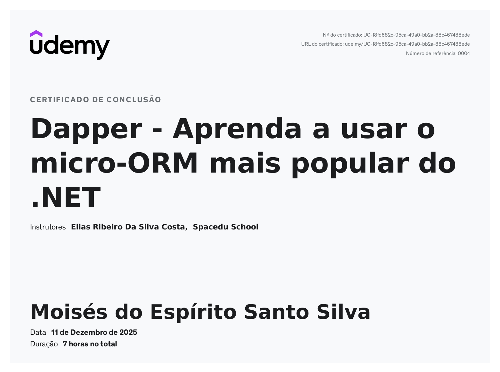 Moisés do Espírito Santo Silva - Desenvolvedor .NET | C# | ASP.NET Core ...