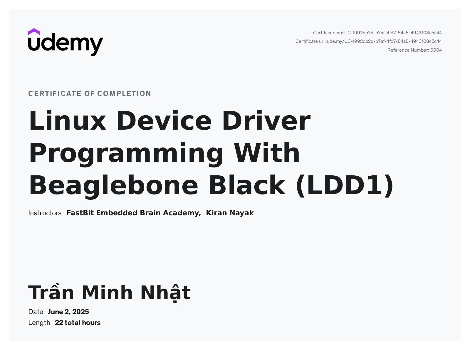 Minh Nhat Tran - Embedded Software Developer | LinkedIn