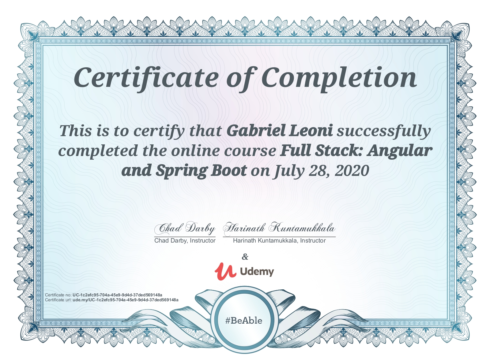 Gabriel Leoni - Java Developer (Spring Boot) | LinkedIn