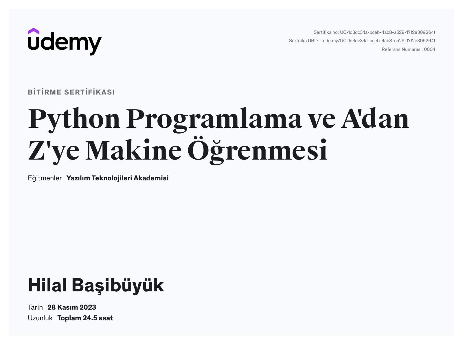 Hilal Başibüyük - Co-founder at DeusAI | Computer Engineer | Artificial Intelligence(AI ...