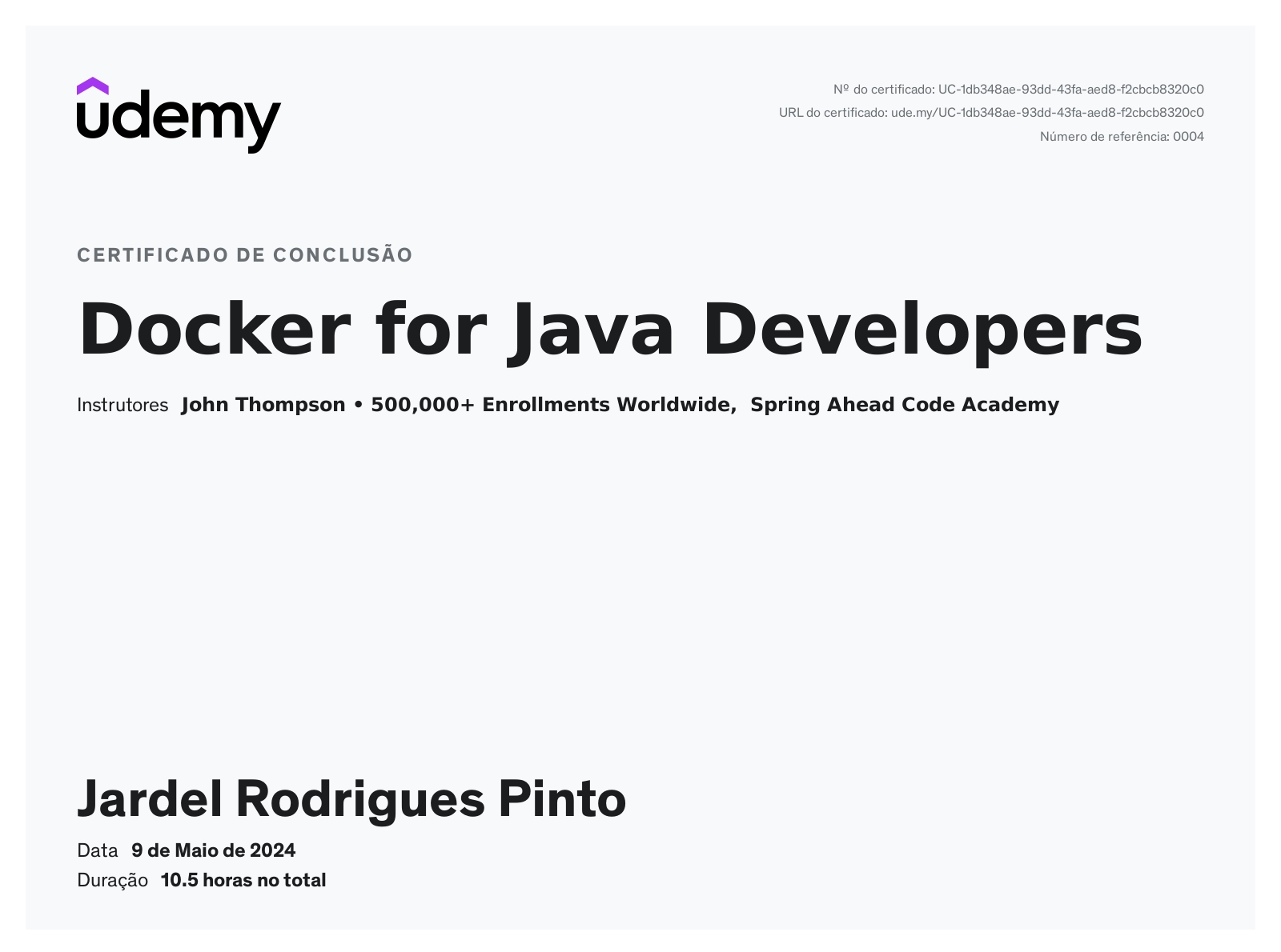 Jardel Rodrigues Pinto - Software Developer Python | Java | Springboot ...