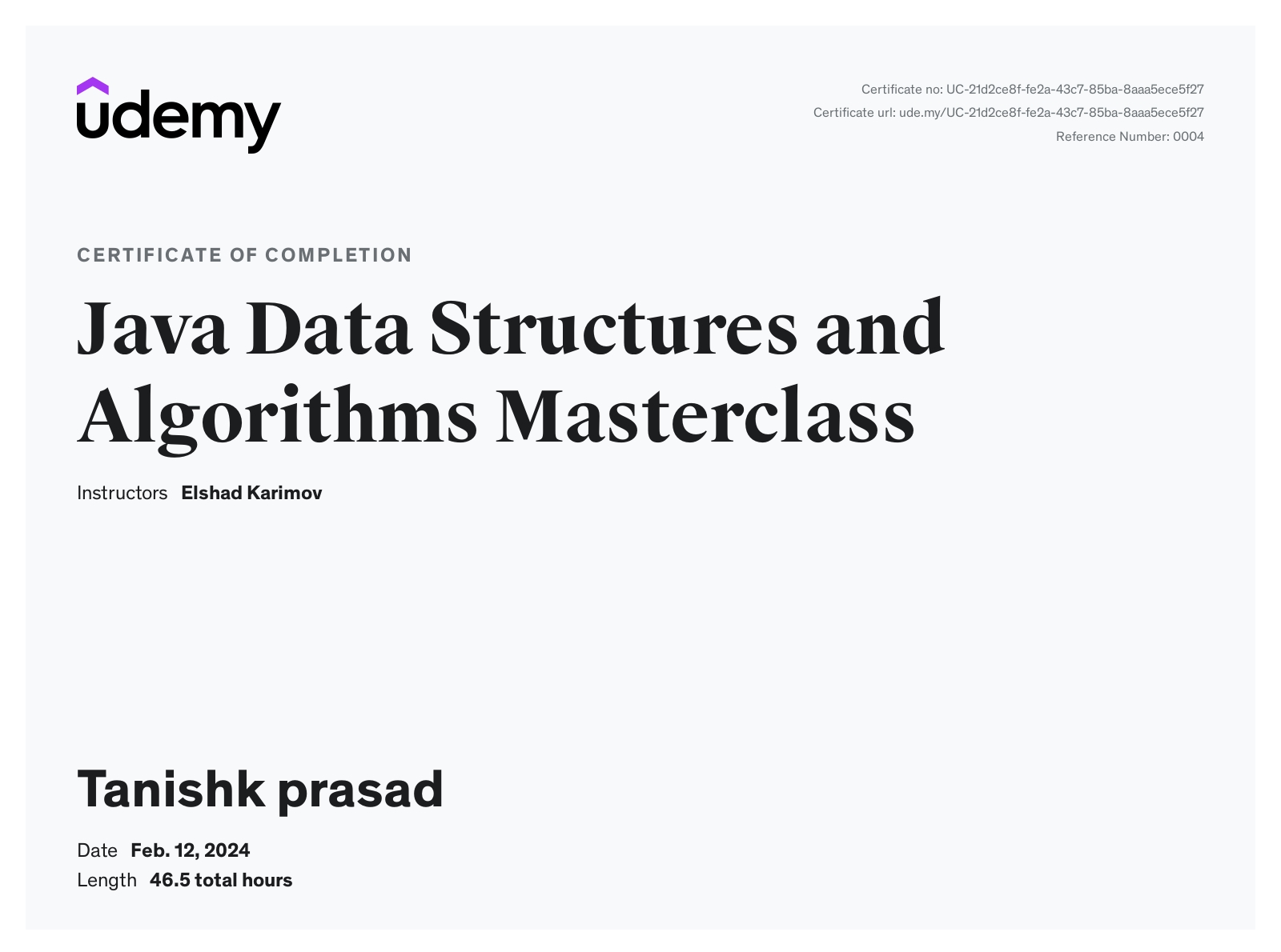 Tanishk Prasad - Java | Spring boot | MySQL | DSA | RestAPI | LinkedIn