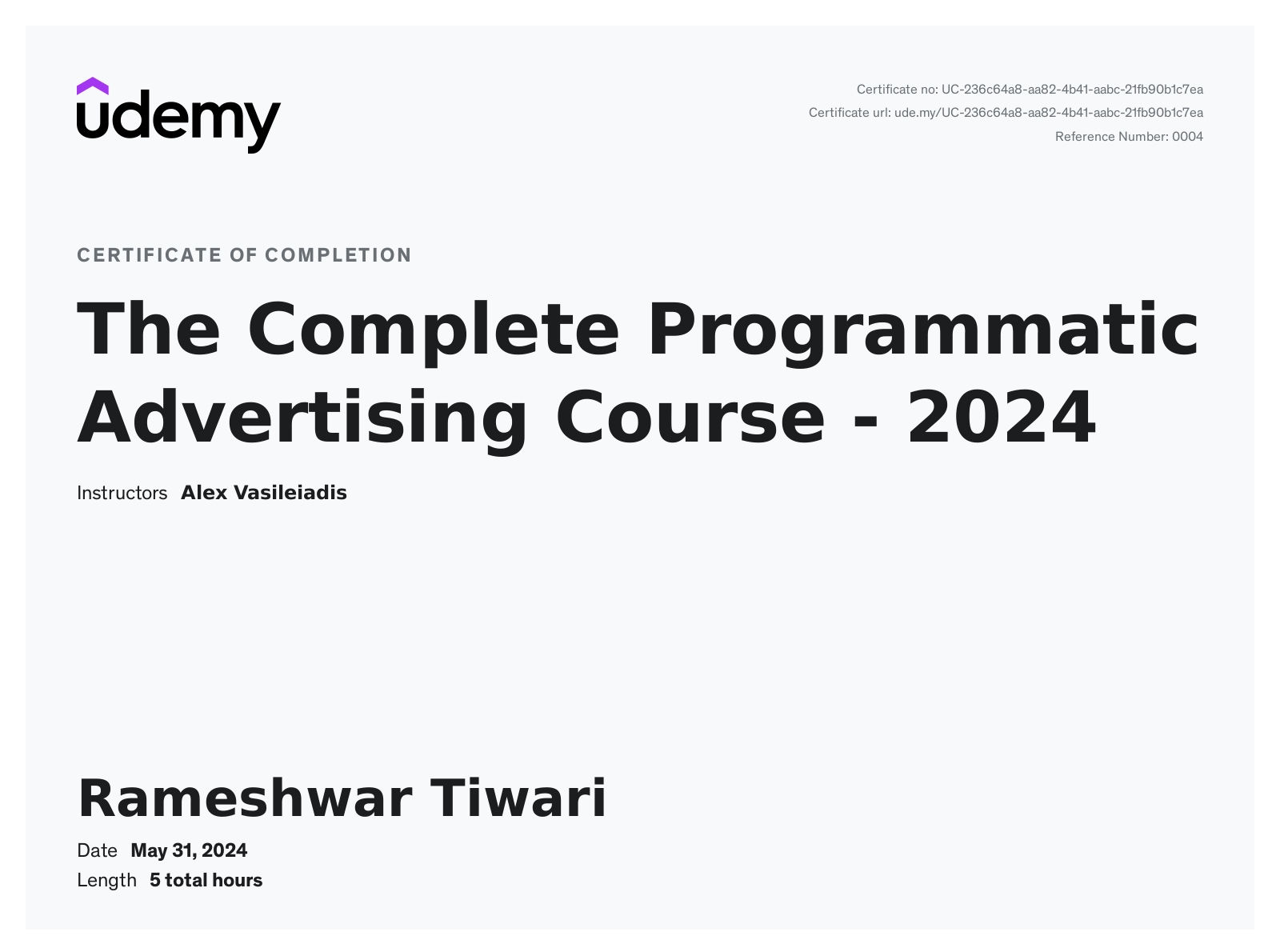 Rameshwar Tiwari Trainee Analyst Performance Media Publicis Global 