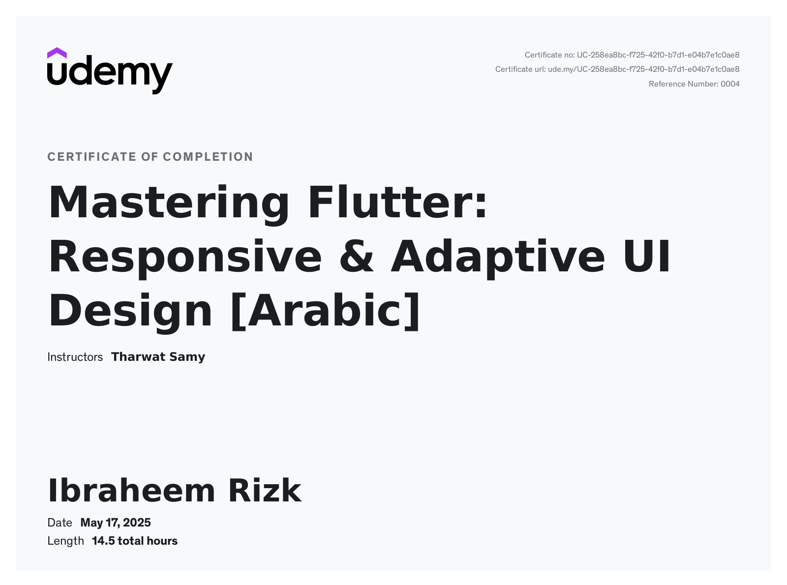 ‏Ibraheem Rizk‏ - ‏Flutter Intern @MD Labs‏ | LinkedIn