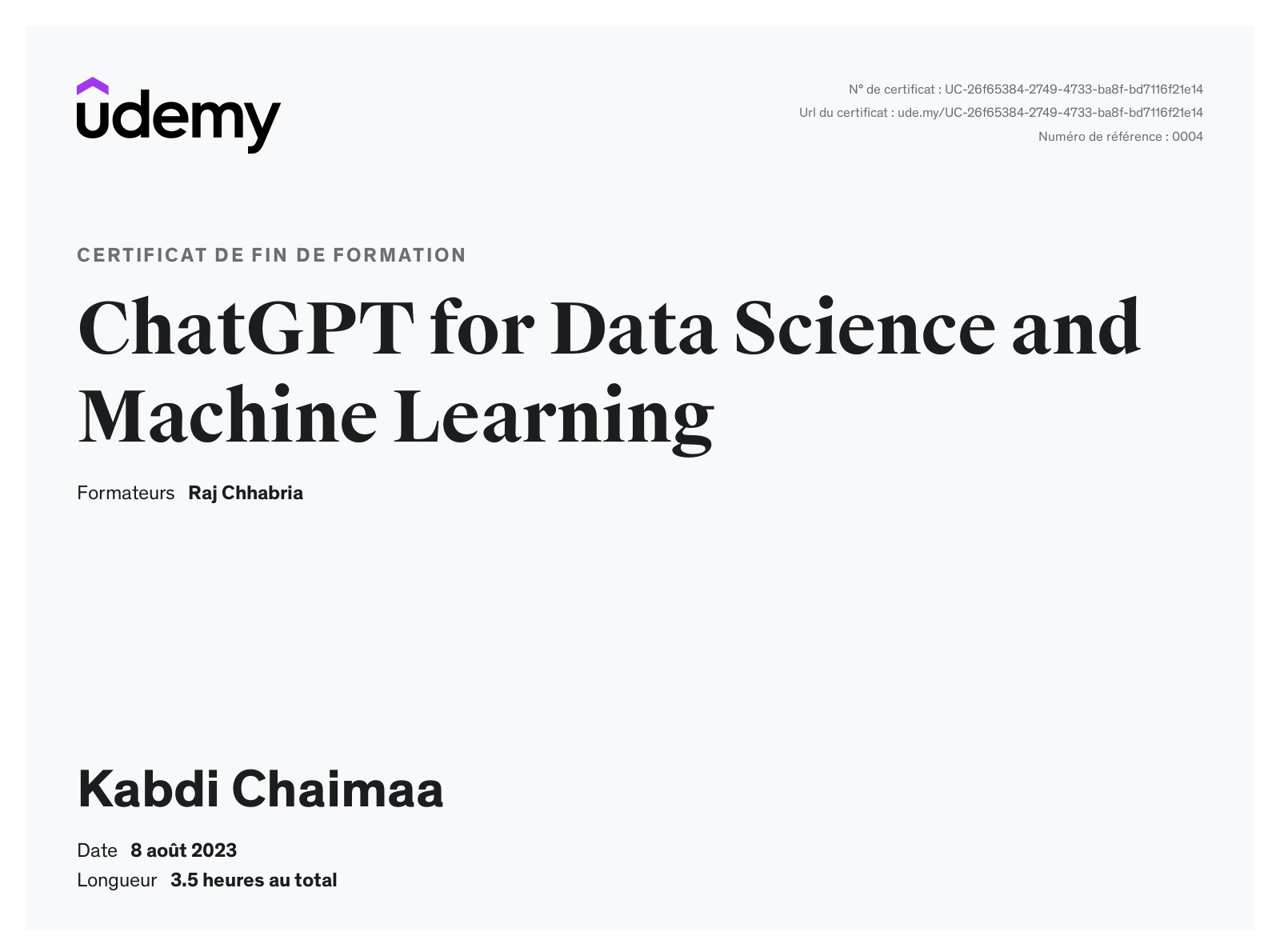 ‏Chaimaa Kabdi‏ - ‏Data analyste || data engineer ‏ | LinkedIn