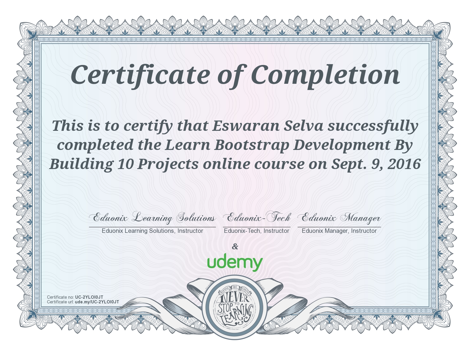 Eswaran Selva - .NET Architect & Full stack Developer | LinkedIn