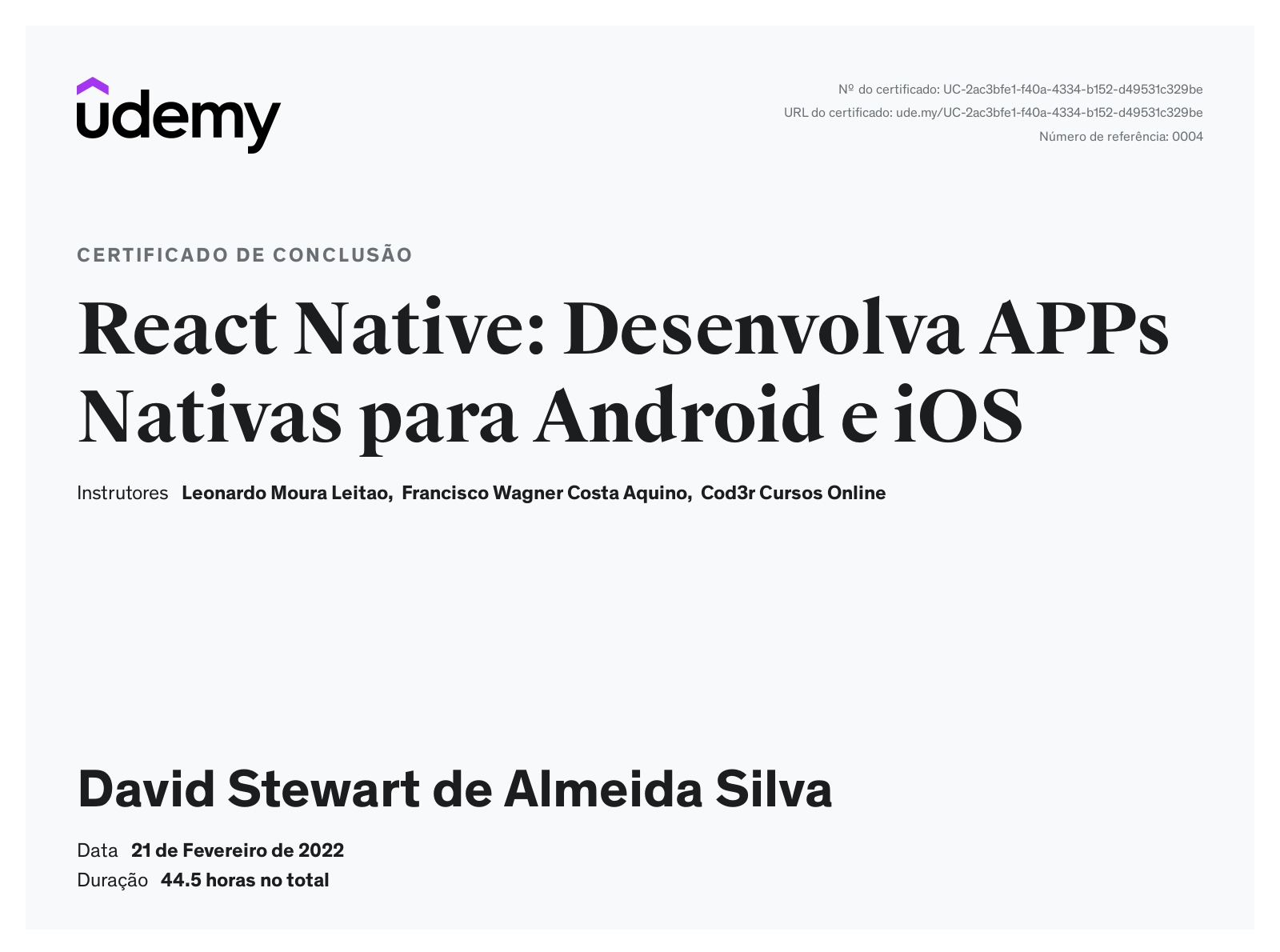 David Stewart - Desenvolvedor Web Fullstack | Angular | .Net | WordPress | Node | LinkedIn