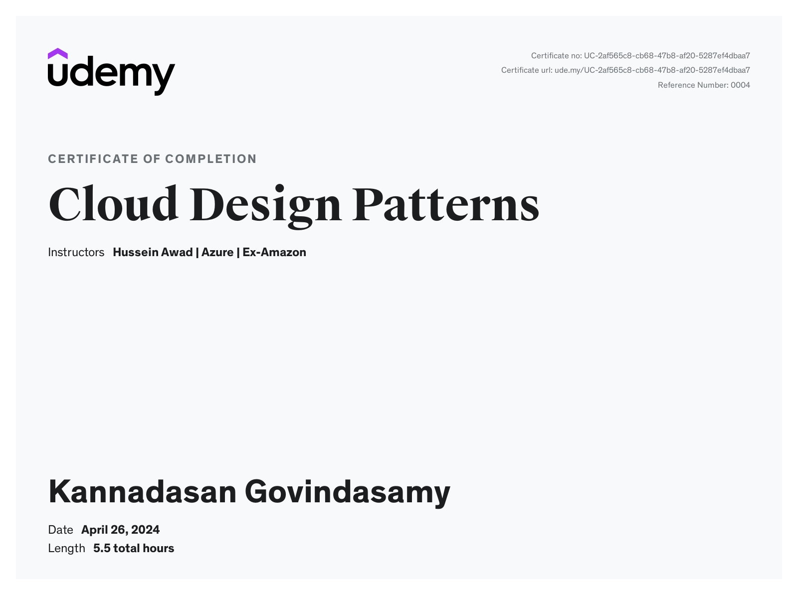 Kannadasan G - Technical Architect at Cognizant | .NET, Angular, Azure | Creating Scalable ...