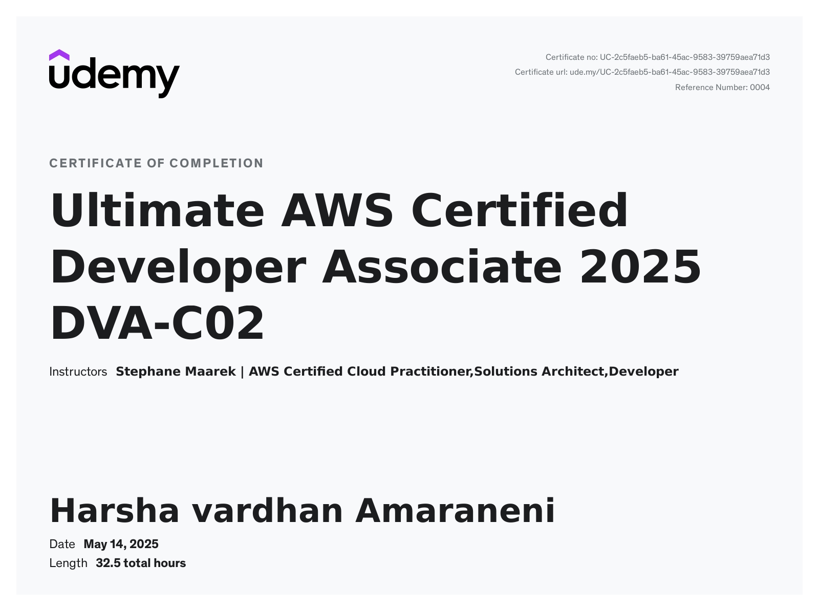 Harsha Vardhan A - Software Developer. Fullstack Developer. AWS ...