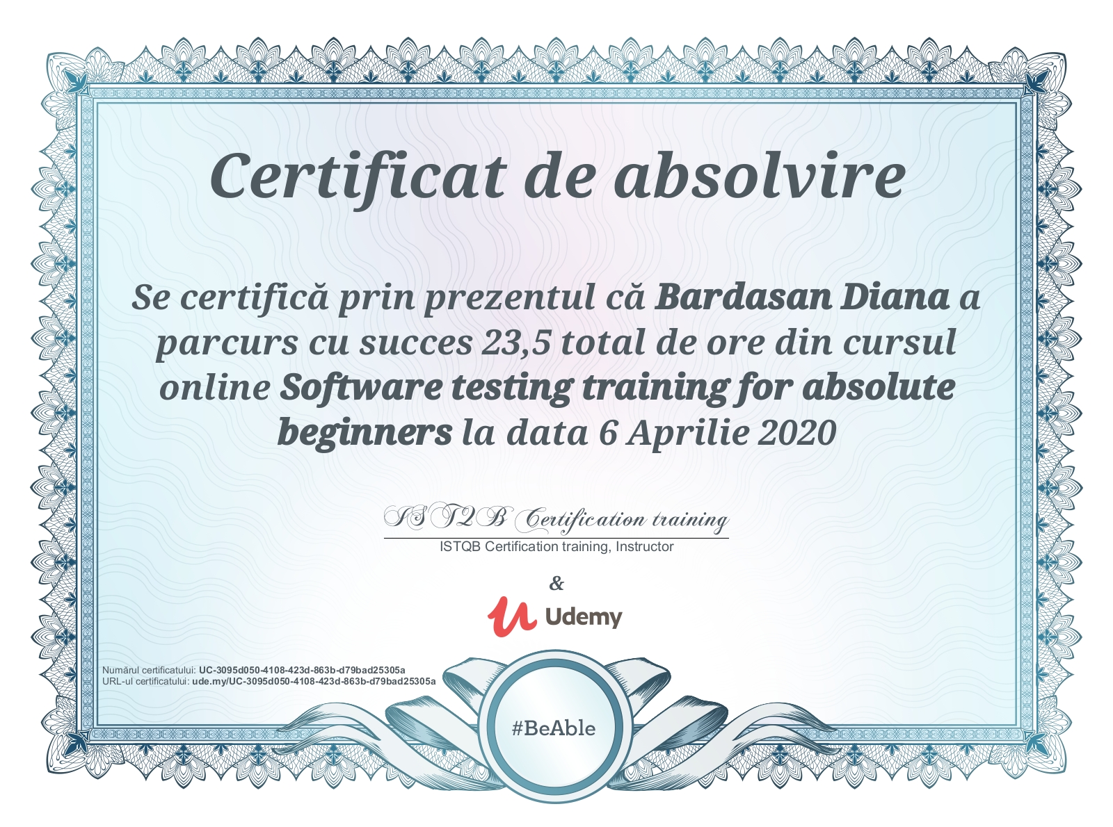 Diana-Daniela Cipcigan - Tester at Endava | LinkedIn