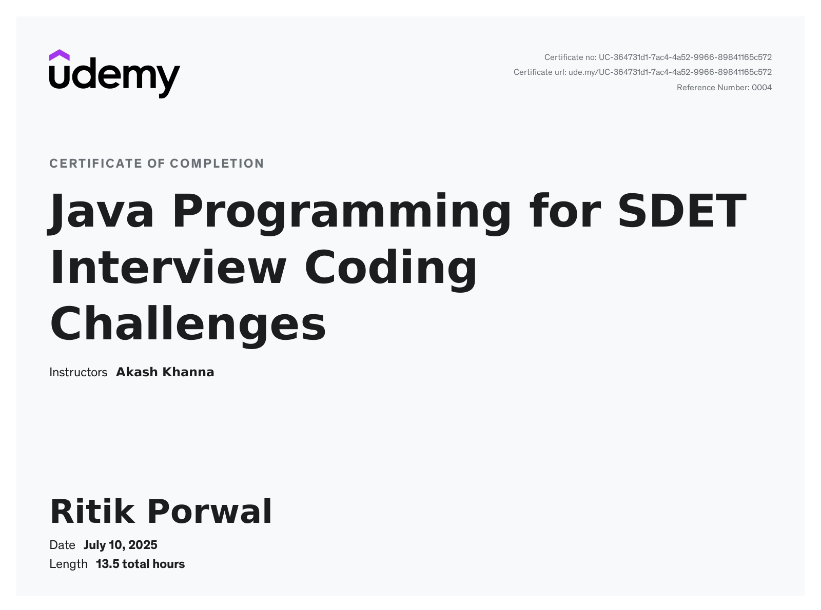 Ritik Porwal - SDE-1 @Techcanopy | Ex- TETCOS LLP | 850+ DSA Problems | Full-stack Developer ...