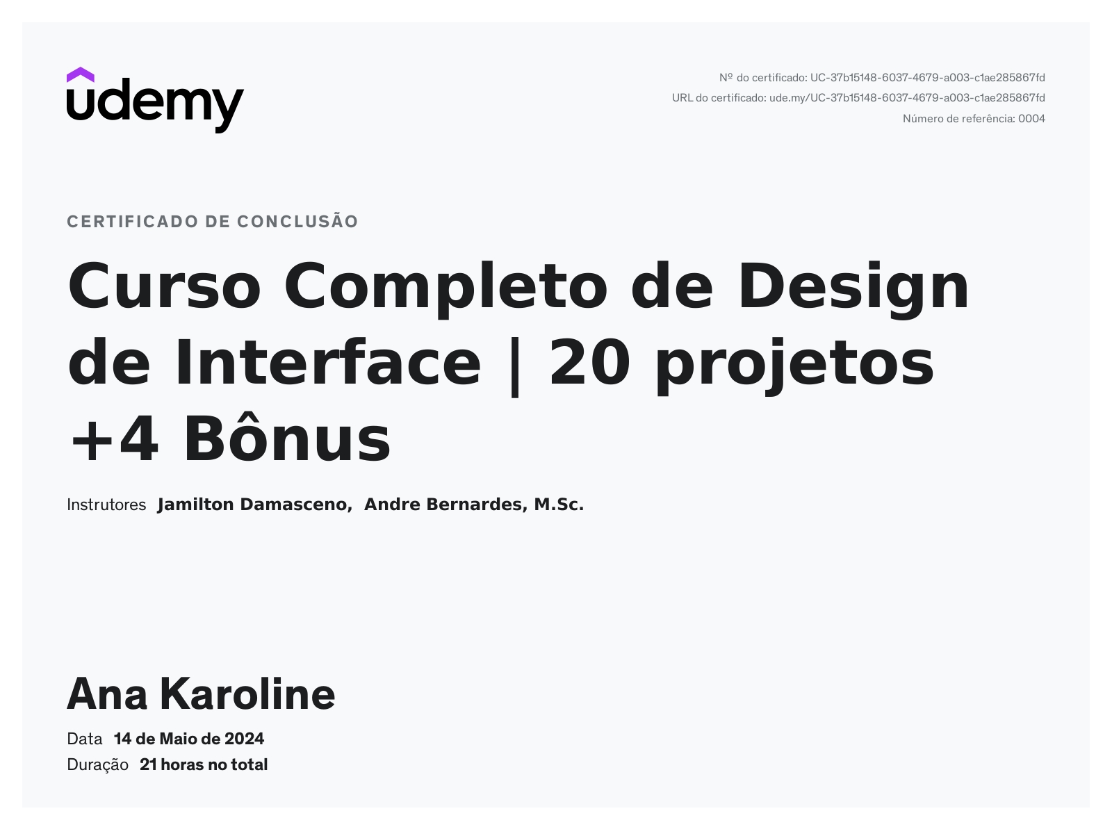 Ana Karoline da Silva - Desenvolvedora Front-End Jr | Web Designer | React | JS | LinkedIn