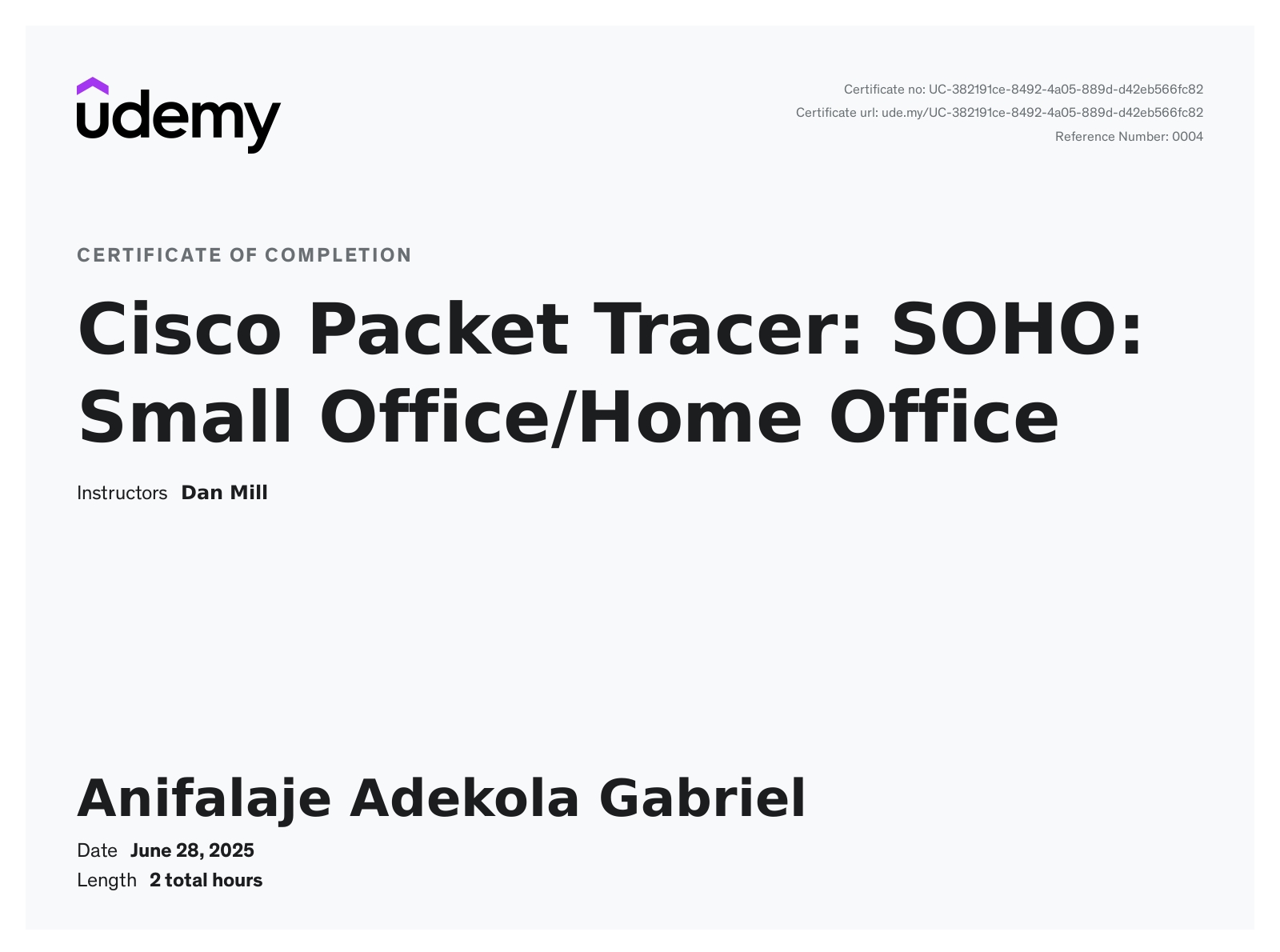 Adekola Gabriel Anifalaje - IT Support Specialist @ FCCPC | Cyber Security intern at ...