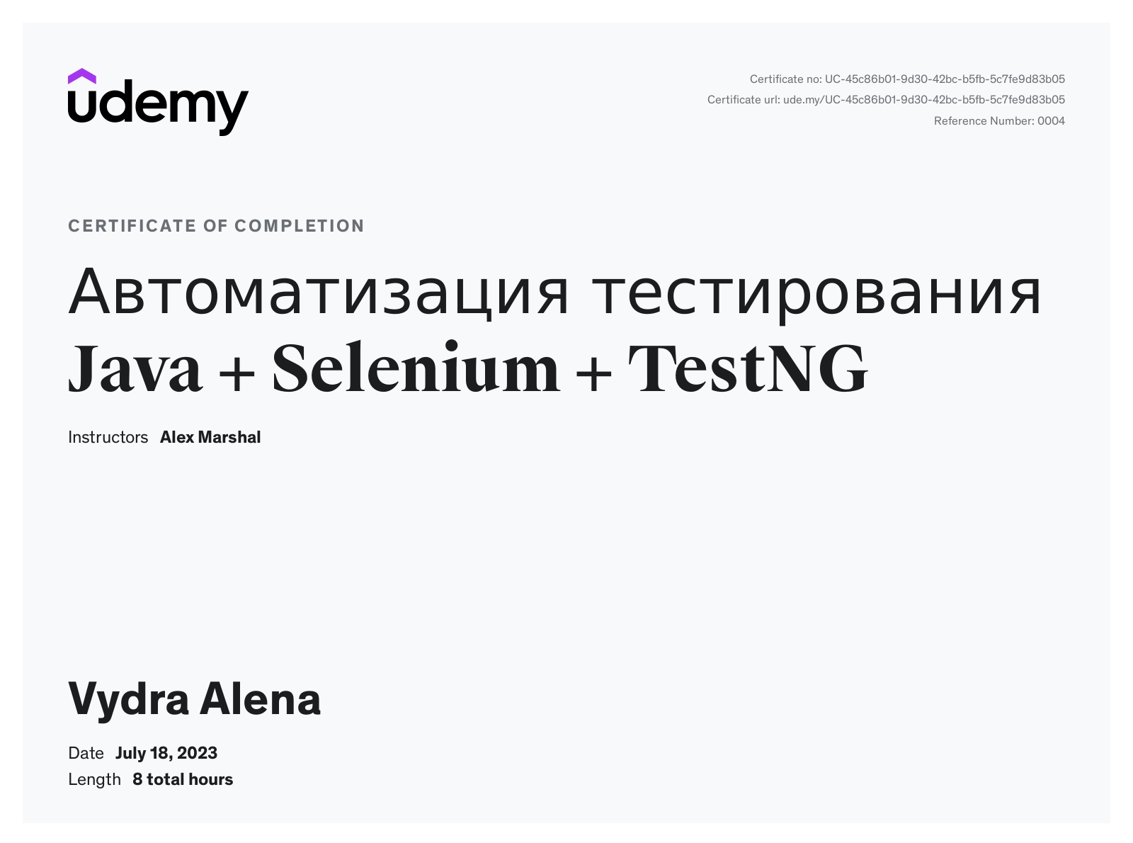 Alena Vydra – Quality Assurance Engineer | LinkedIn