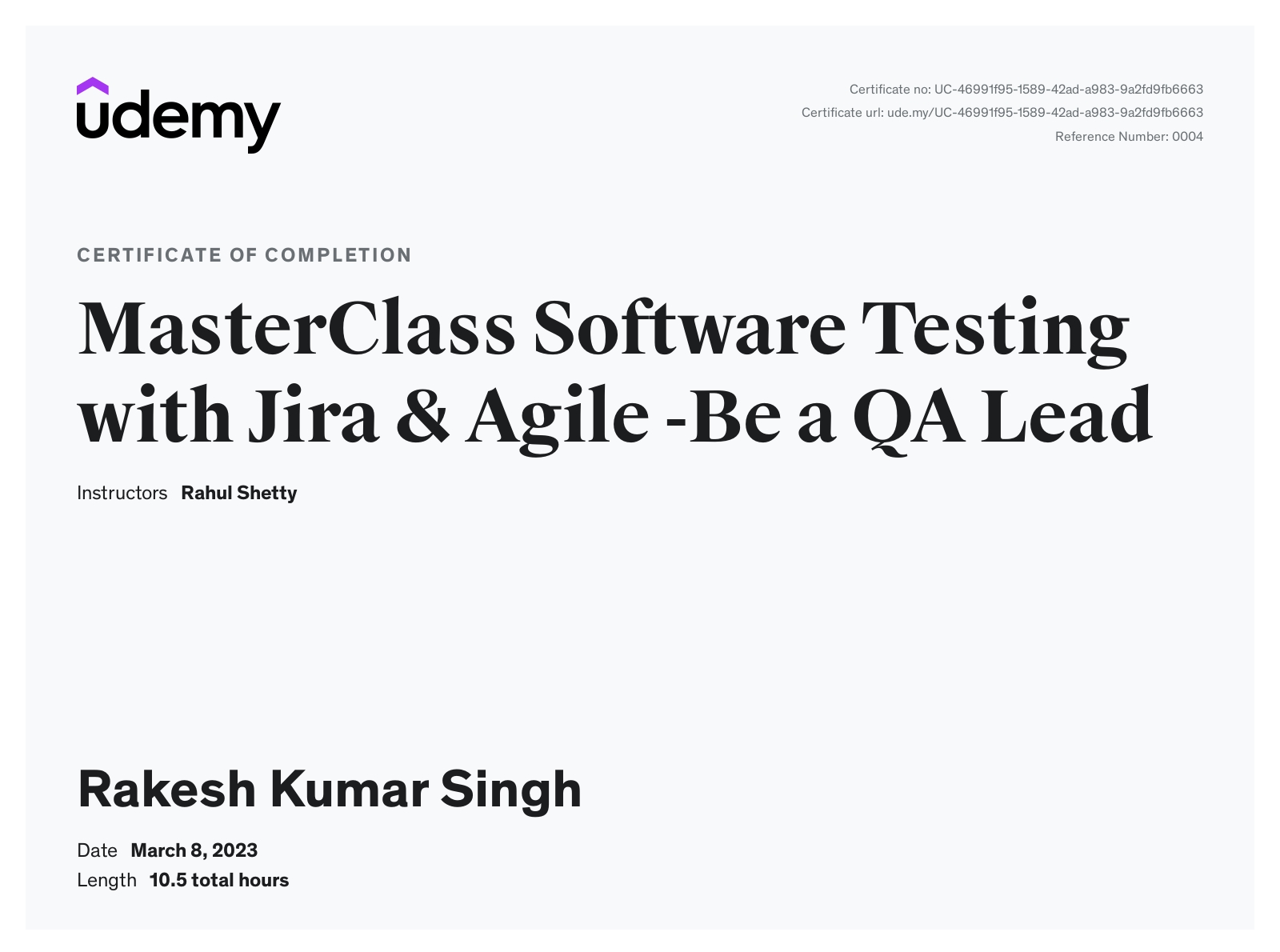 Rakesh Kumar Singh - QA Lead at IRIS Software Pune | Expertise in Test ...