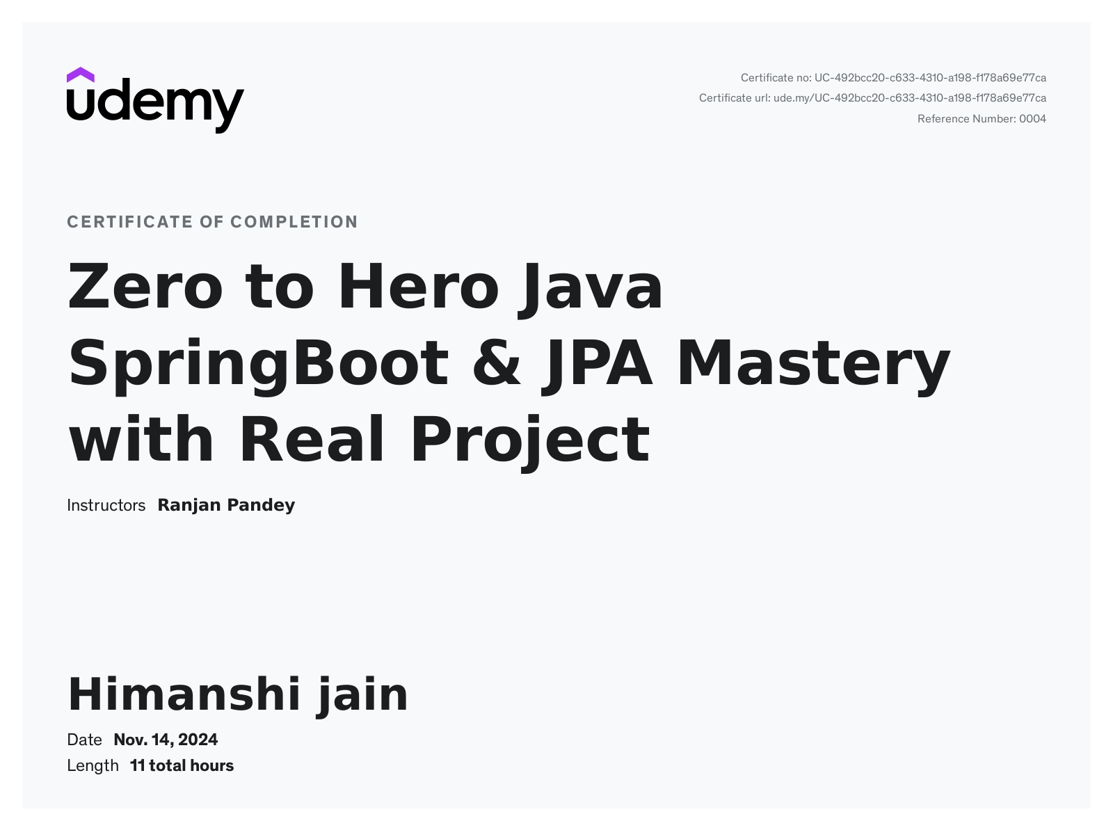 Himanshi Jain - Backend Developer | Associate Software Engineer | Java ...