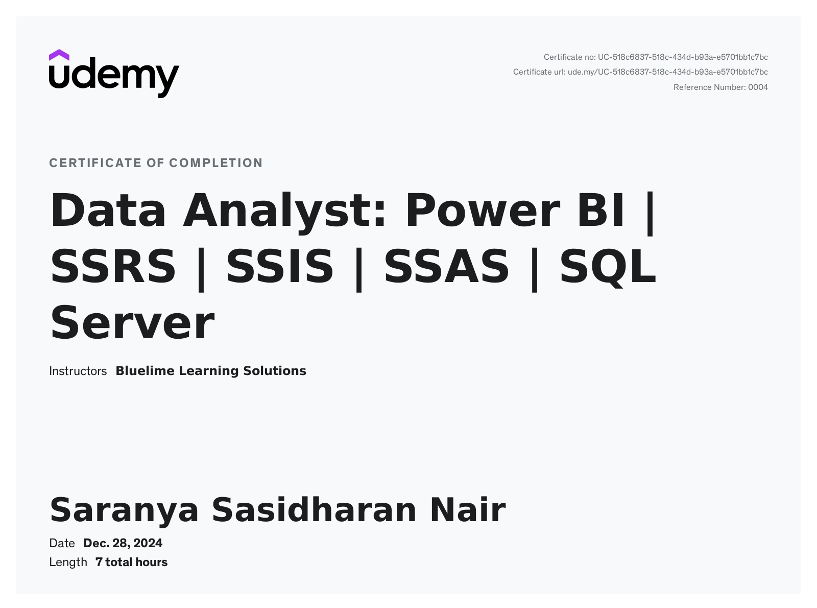 Saranya S Nair - SQL Server || PowerBI || PowerApps || Python || SSIS ...