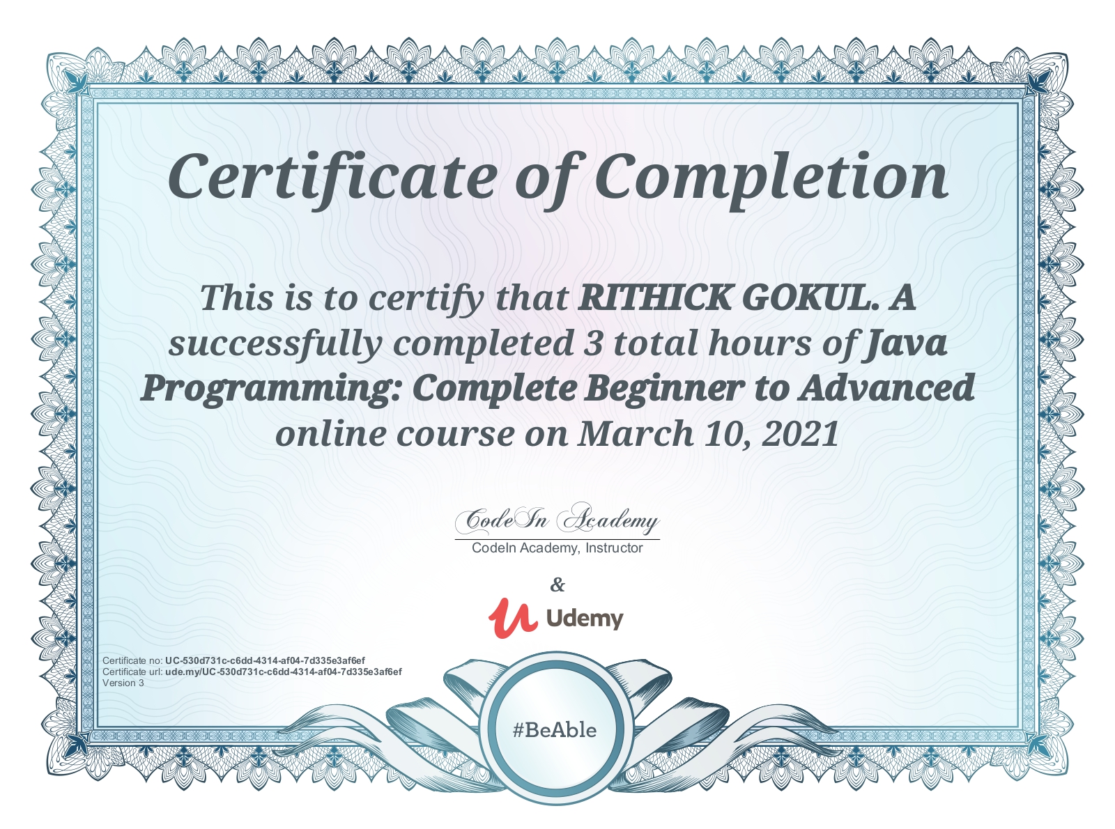 Rithick Gokul Anbalagan - Project Engineer at Wipro | Middleware Integration Developer | Java ...