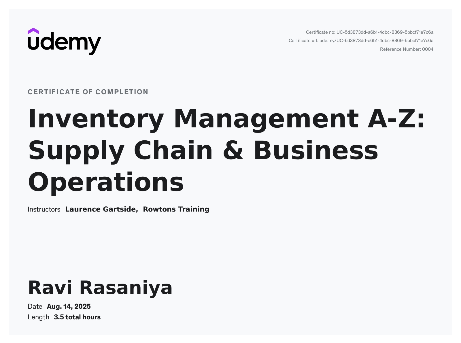 Ravi Rasaniya – Logistics & Maritime Operations Professional | MSc in ...