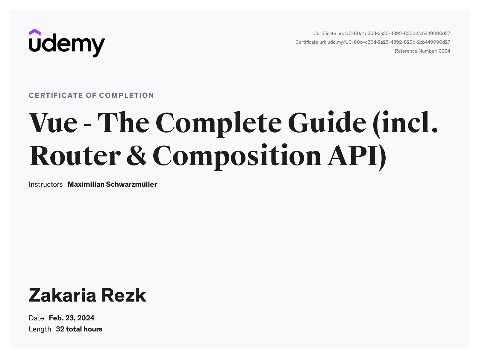 ‏Zakaria Rezk‏ - ‏Frontend Developer | Vue.js | Nuxt.js‏ | LinkedIn