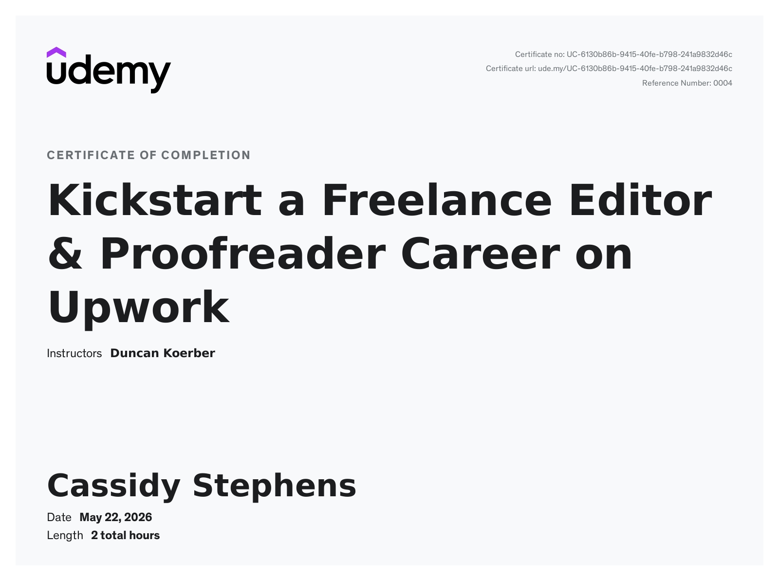 Cassidy Stephens - Freelance Copyeditor & Proofreader | Every story ...
