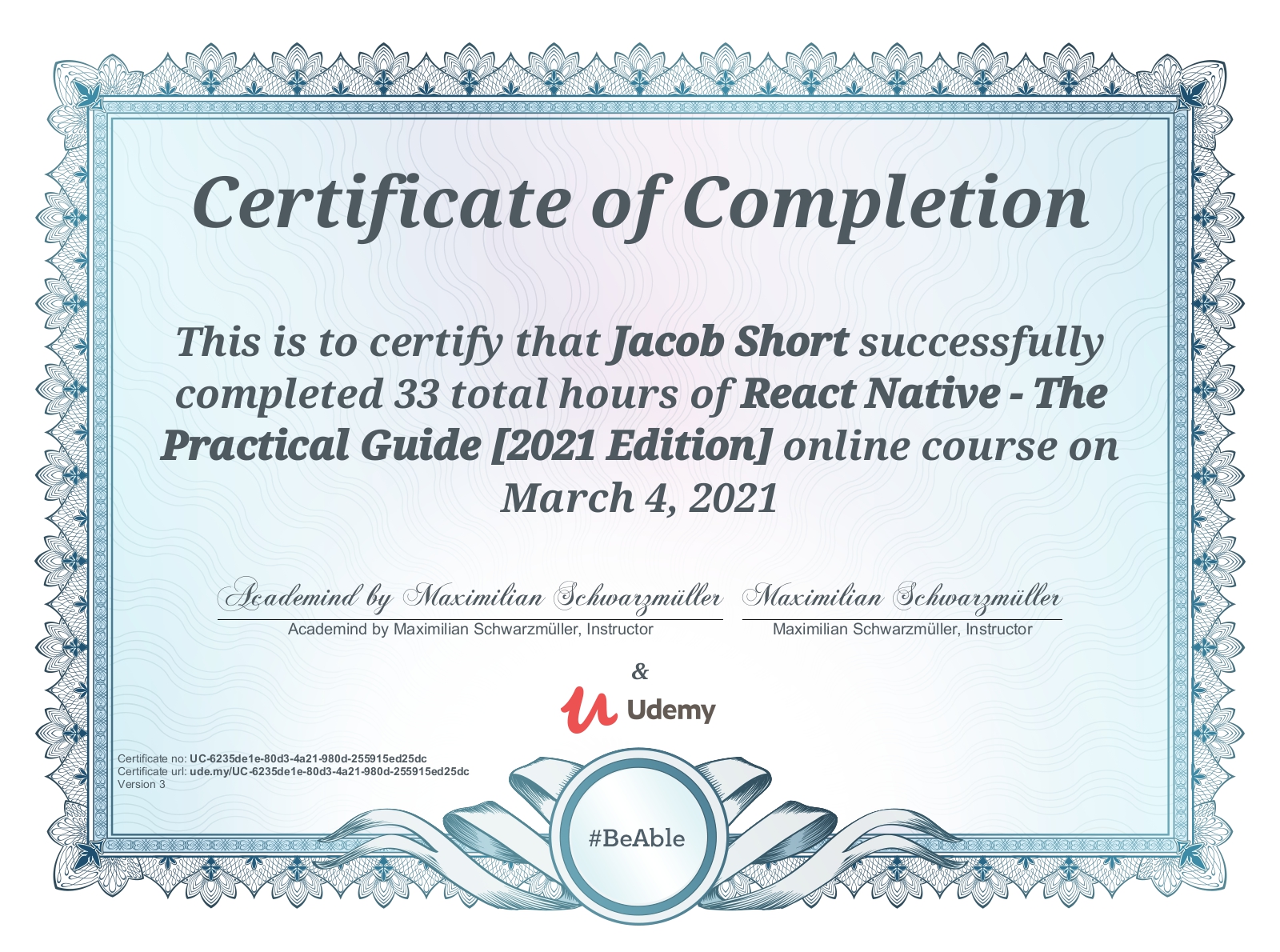 Jacob Short - Software Engineer | LinkedIn