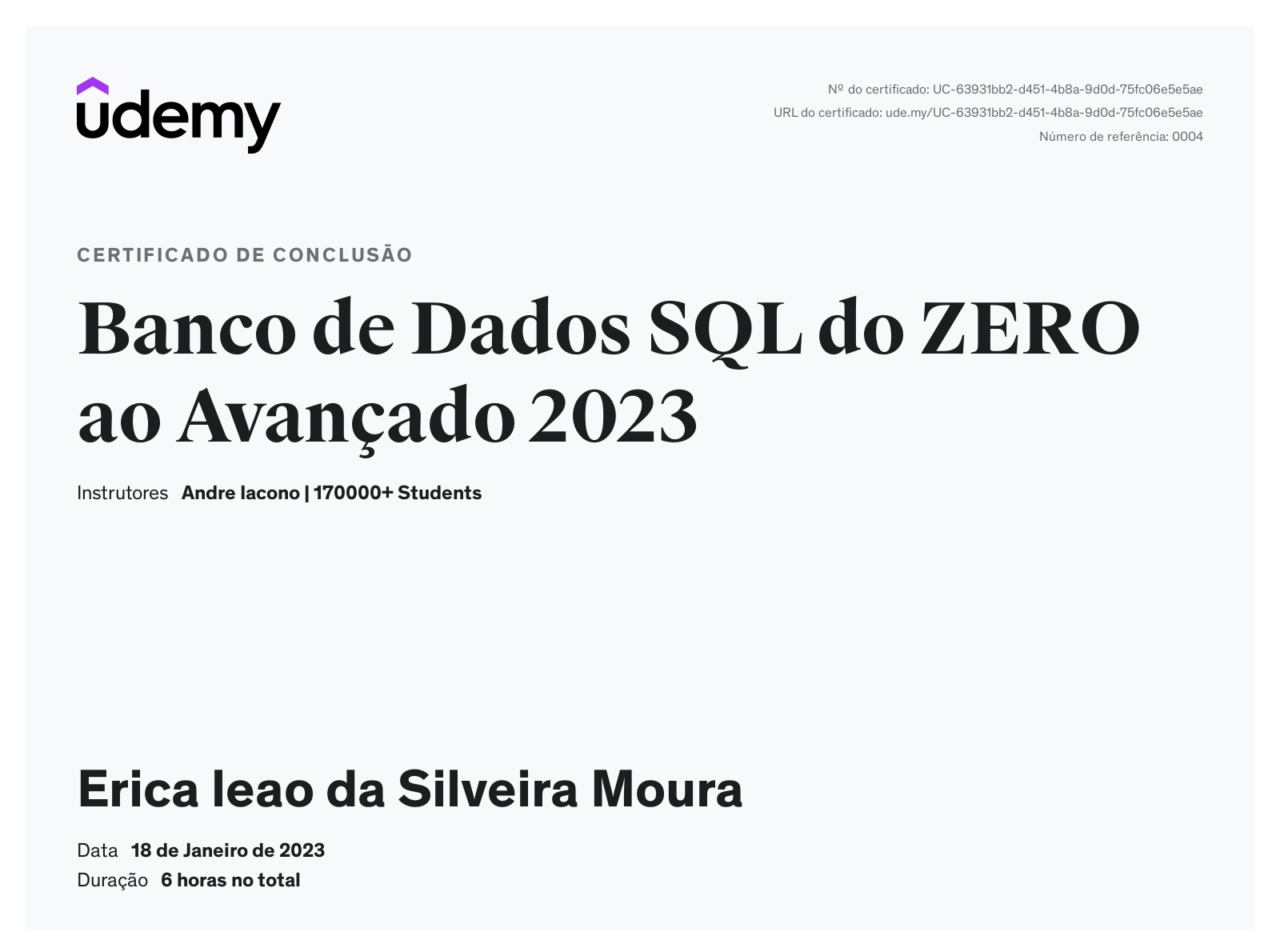 Erica Leão da Silveira Moura - Engenheira de Software | QA Sênior ...