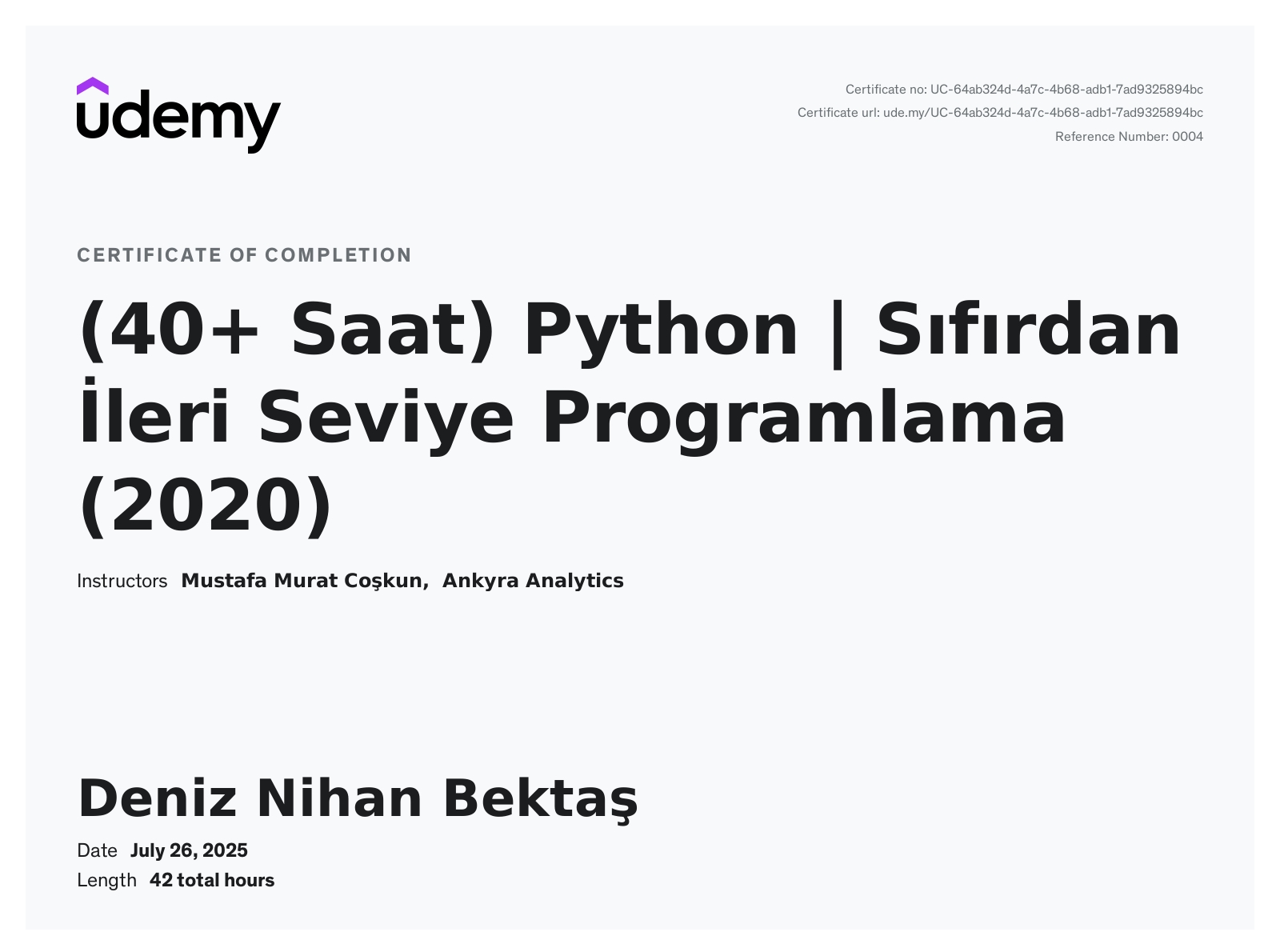 Deniz Nihan Bektaş - Jr. Full Stack Developer | Linguist & English Language Teacher | LinkedIn