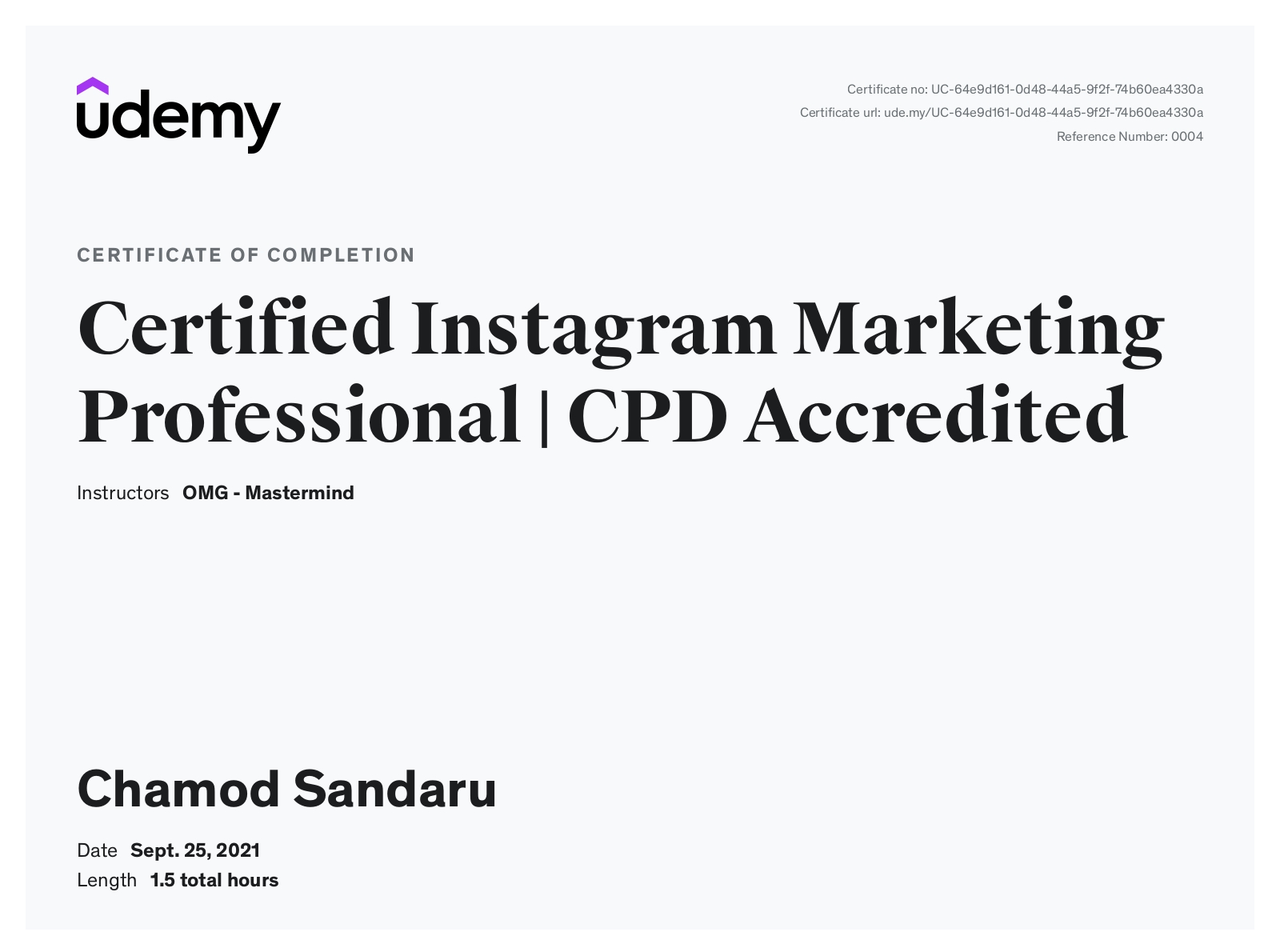 Chamod Sandaru - Digital Marketing Specialist at IFS | LinkedIn