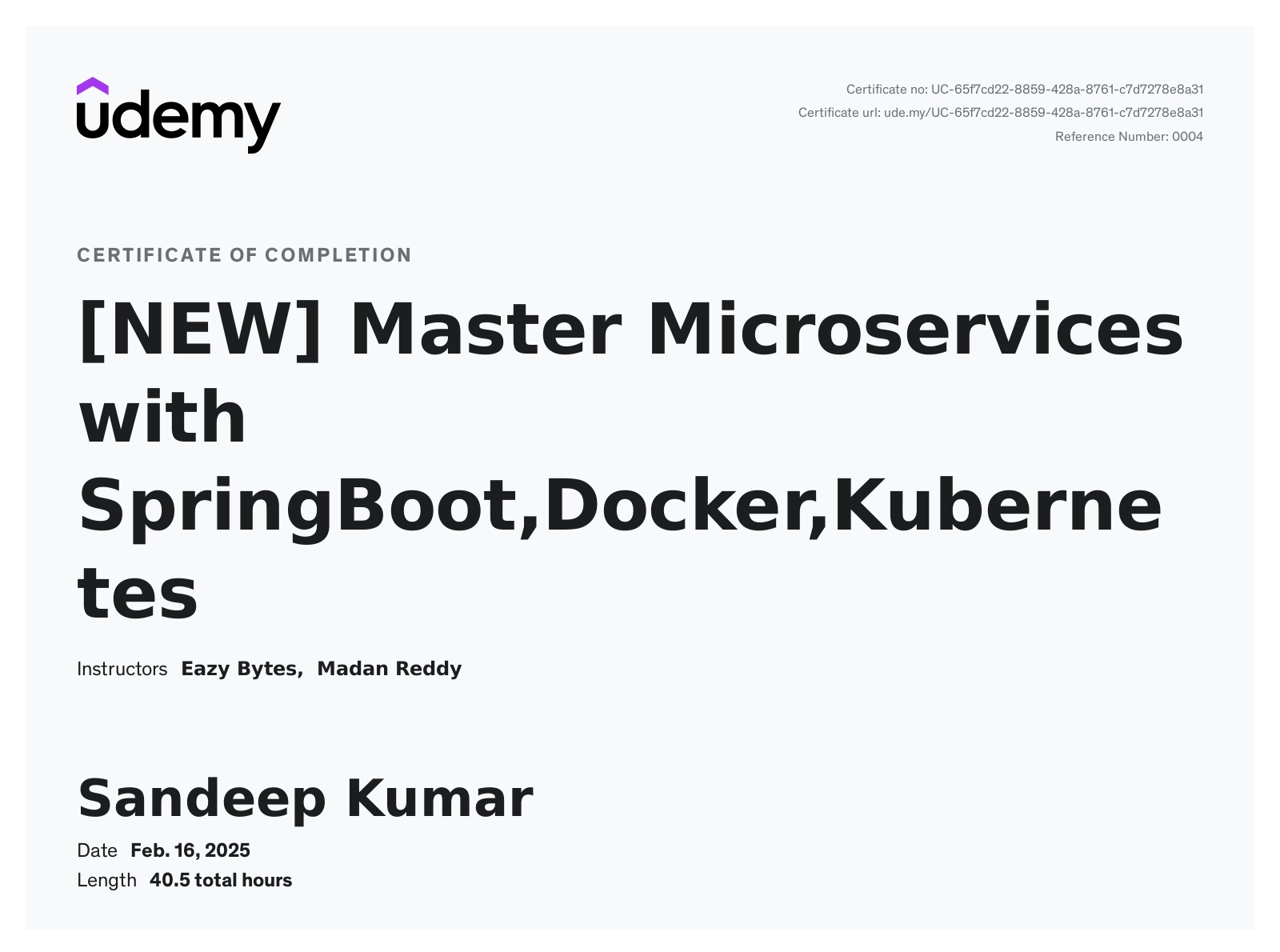 Sandeep Kumar - Immediate Joiner| Java |Spring Boot|Microservices | Angular| Kafka | Docker ...